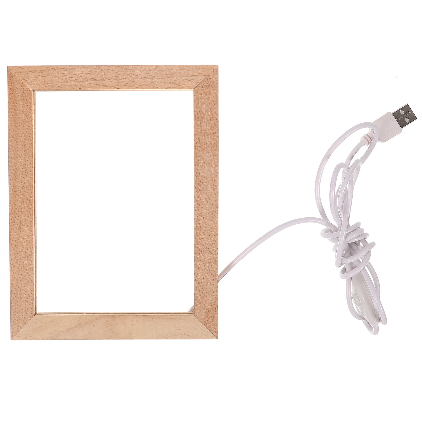 Lighted Picture Frame Glowing Photo with LED Lights USB Charging ...