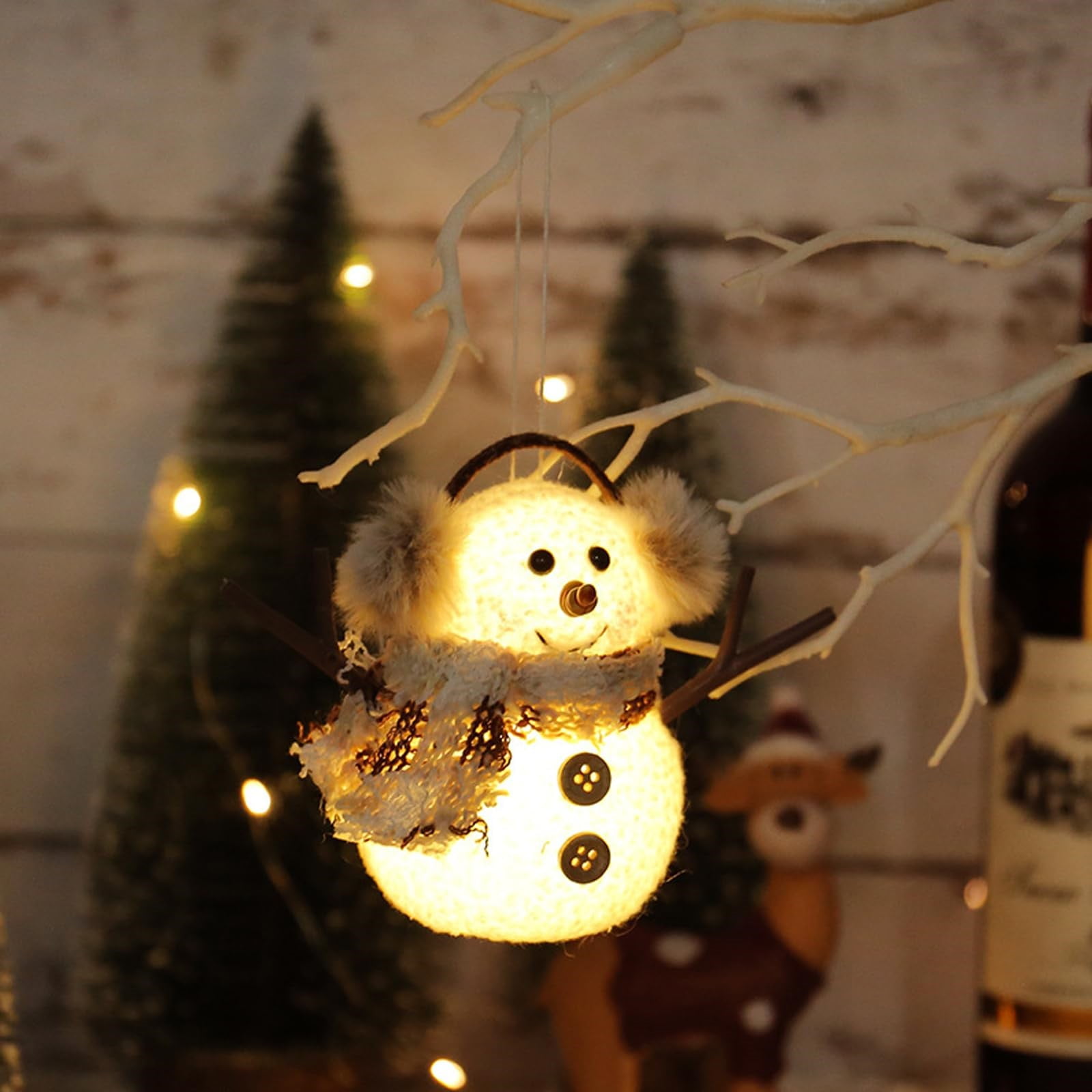 Lighted Snowman Christmas Table Decorations, Small Christmas Led ...