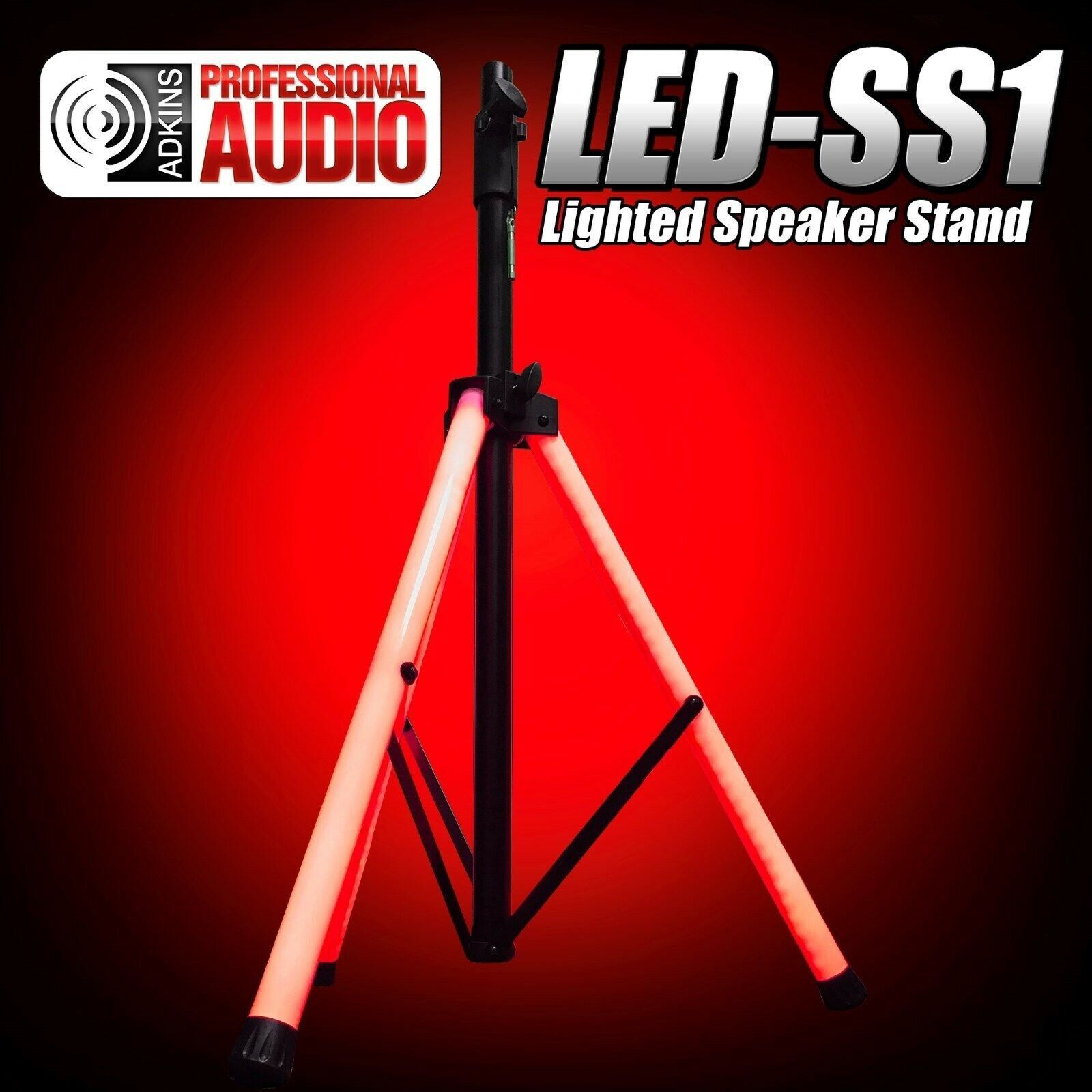Lighted Speaker Stand - Ultra Bright LED Tubes - Adkins Professional ...