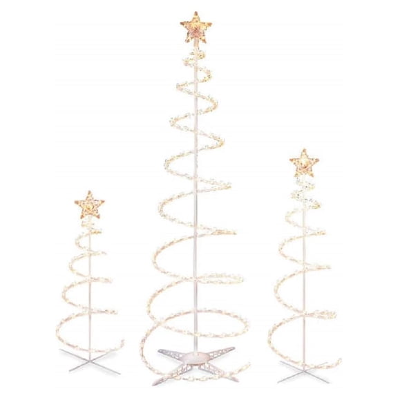 Spiral Lighted Christmas Tree