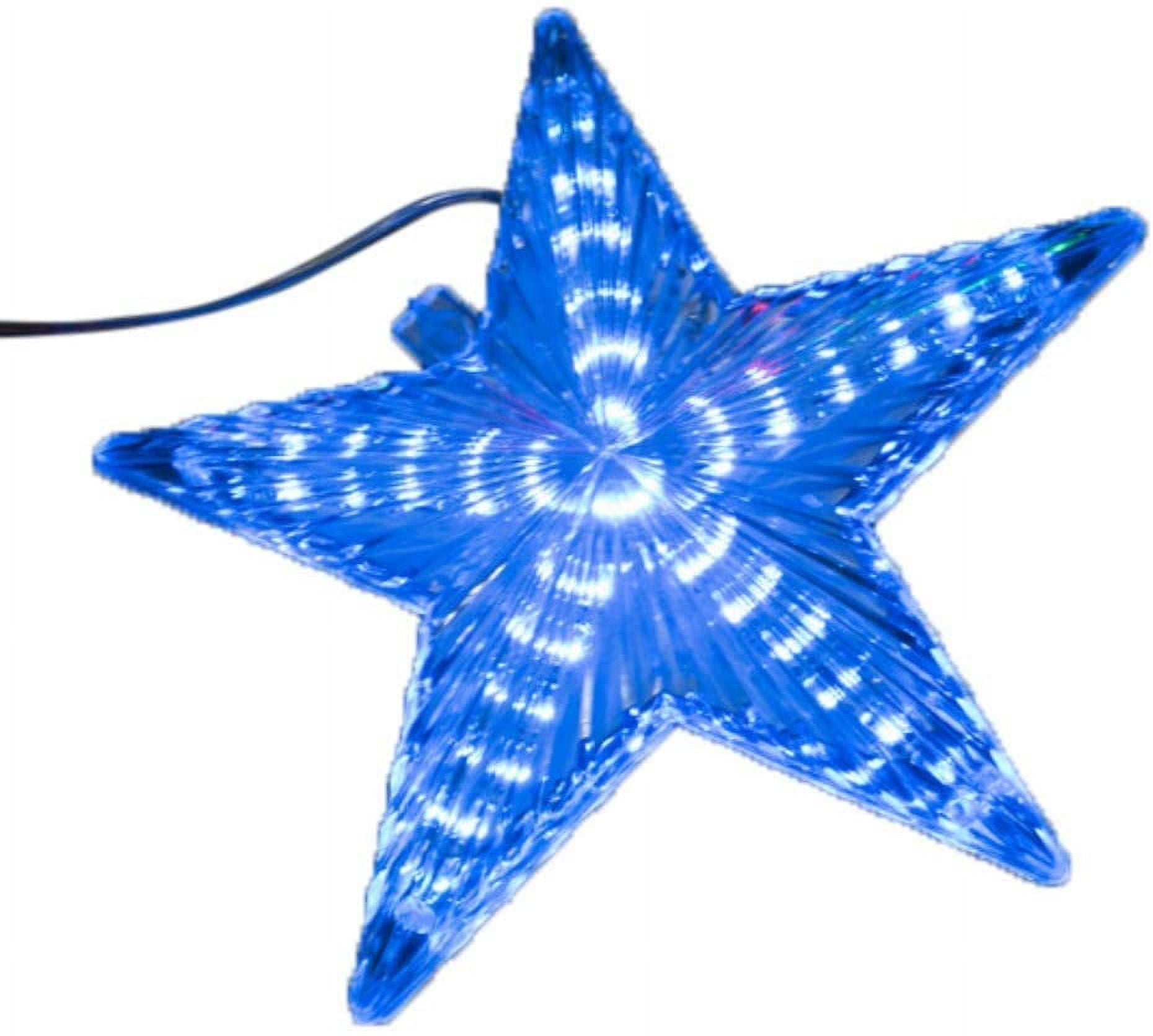 Lighted Star Christmas Tree Topper with 31 LED Light Up, Festival ...