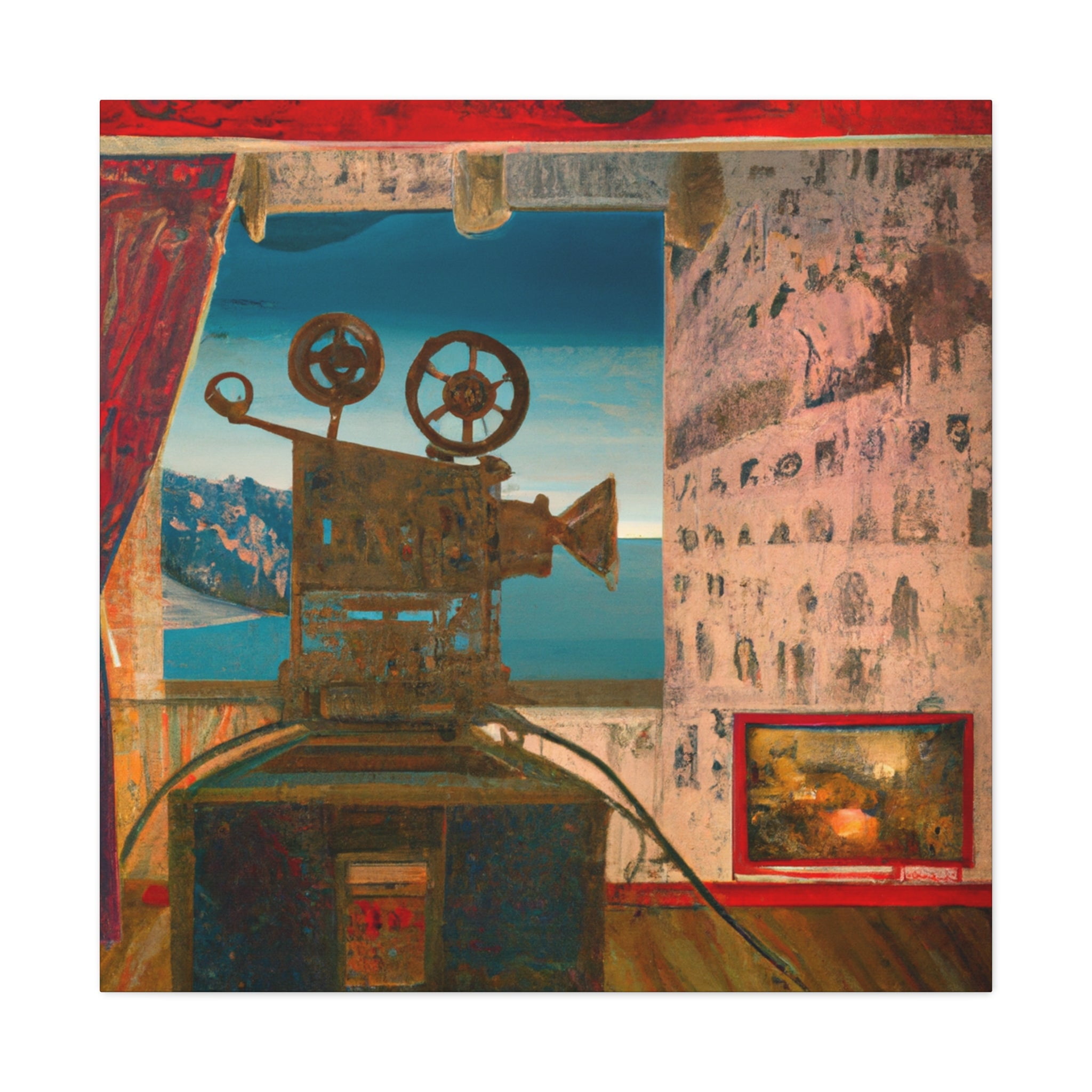 "Lighted Theater Machine" - Canvas - Walmart.com