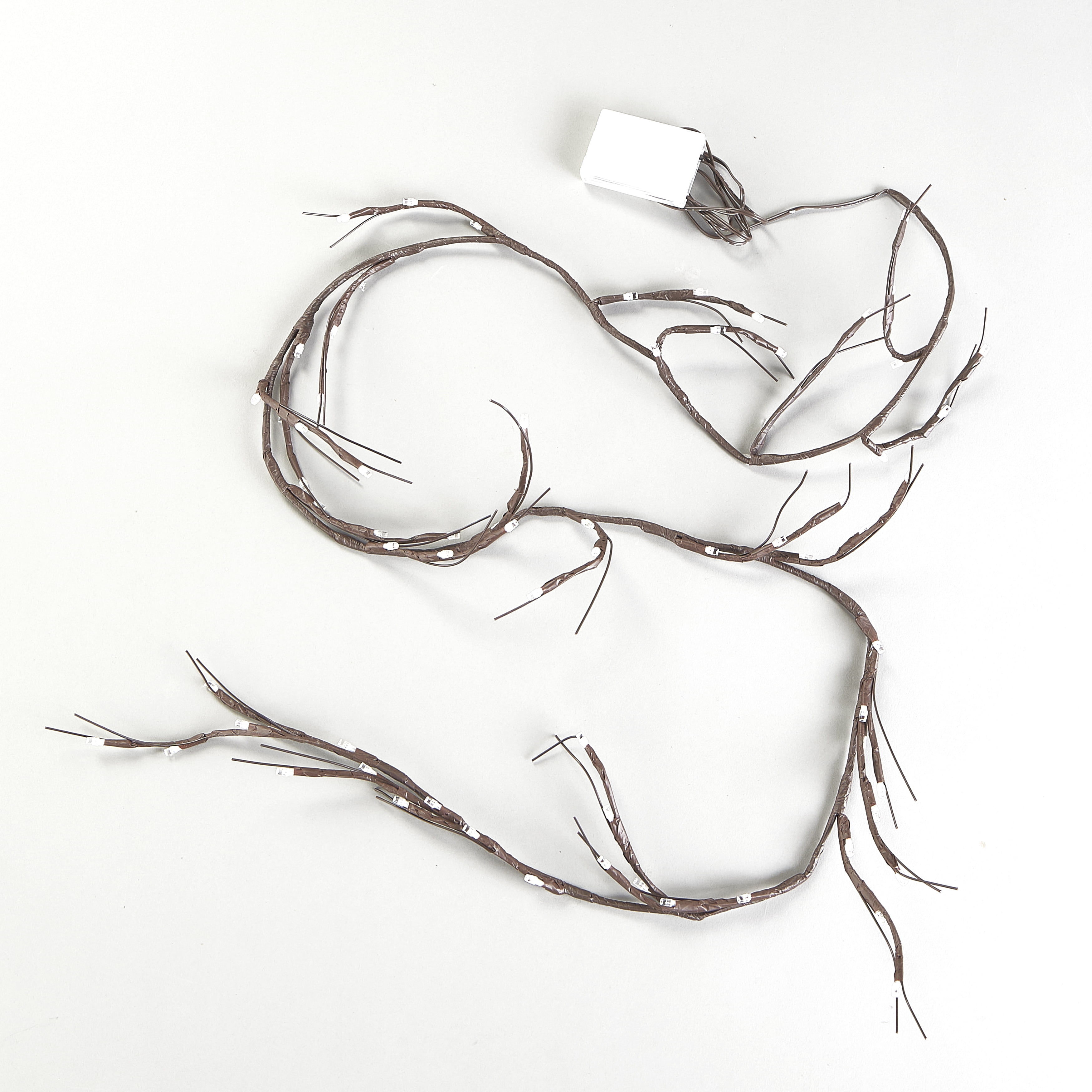 Indoor Christmas Decorated Lighted Twig Garland - Walmart.com