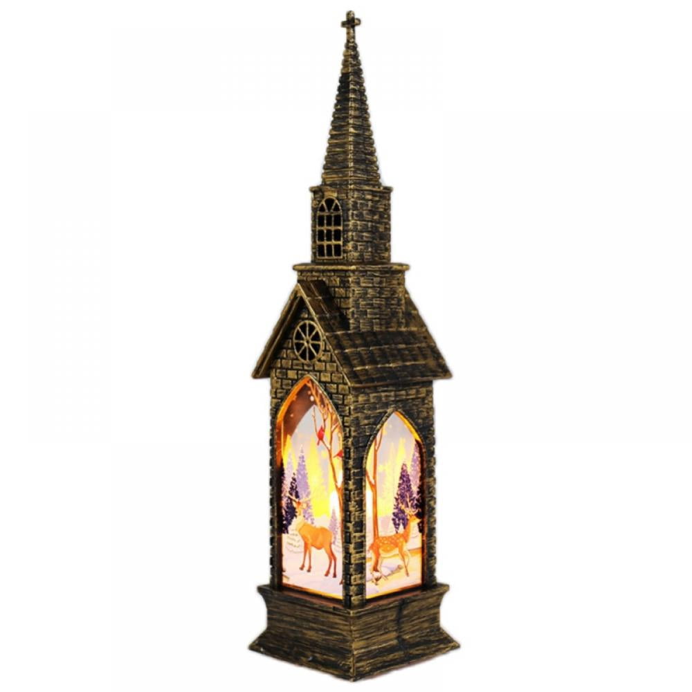 Lighted Water Lantern Glittering with Battery Operated Christmas ...