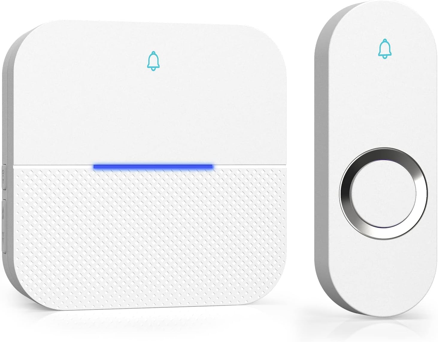 Lighted Wireless Doorbell for Home, Waterproof Battery Doorbell 1,000ft ...