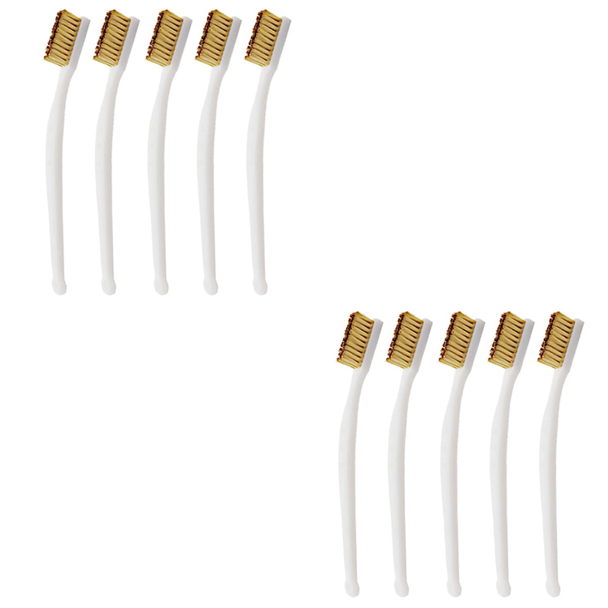 Lighten Brush Copper Wire Drill Bit for Metal Bits White Plastic 10 Pcs ...