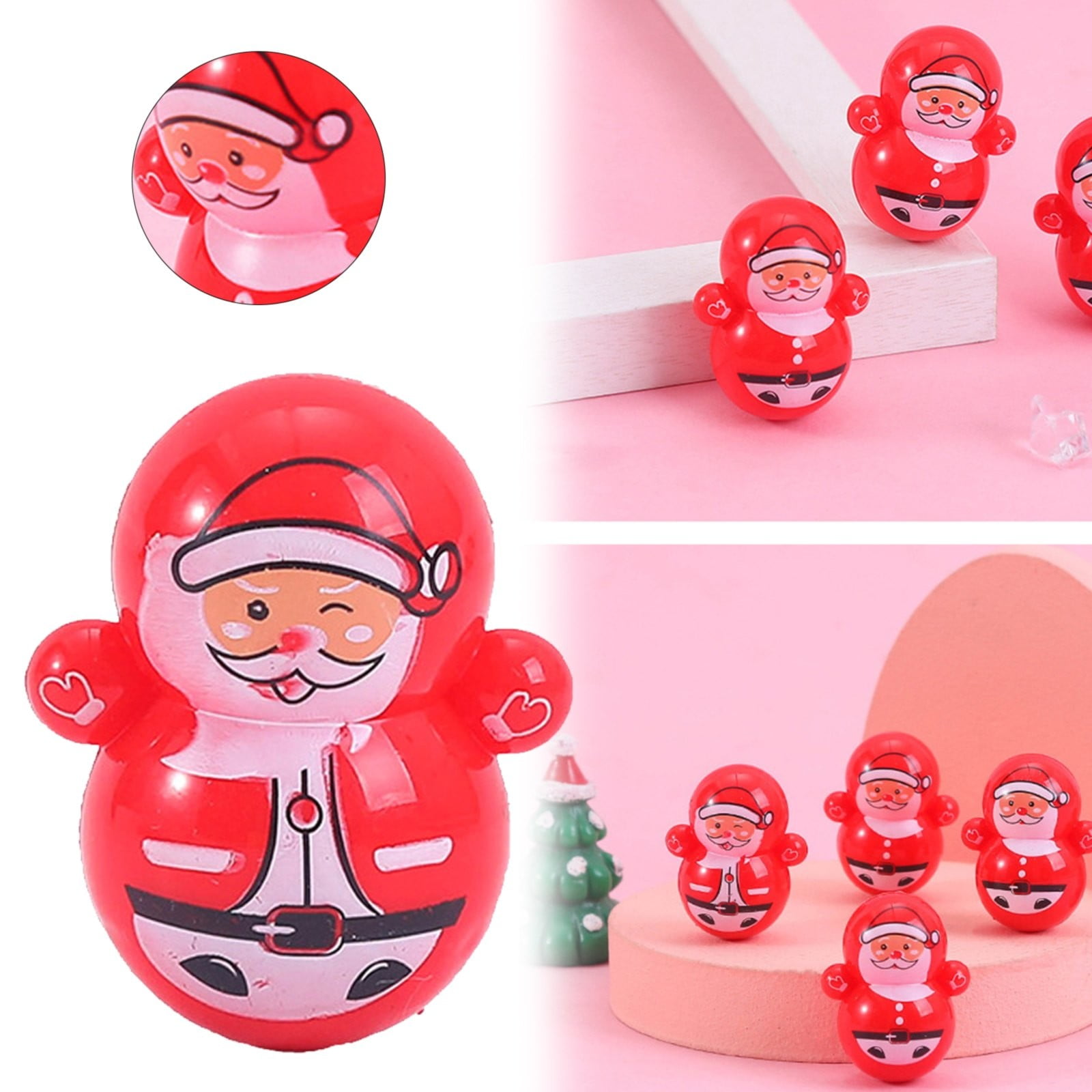 Lightening Deal! Lssam Roly Poly Toy Weebles Roly Poly Christmas ...