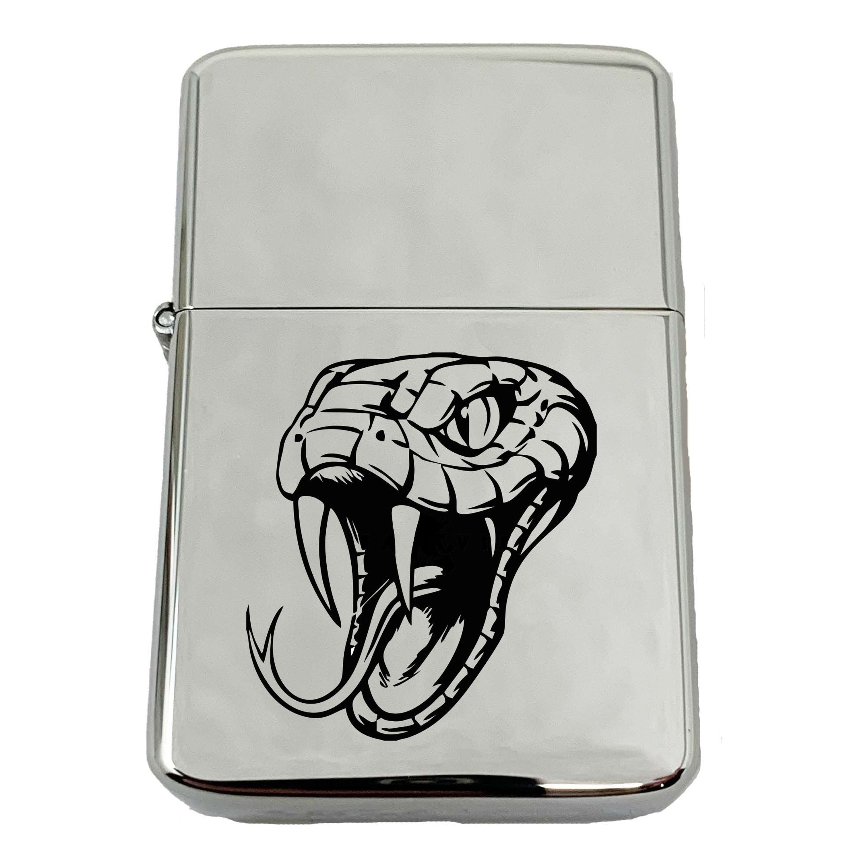 Lighter Angry Serpent Snake CHROME L1 - Walmart.com