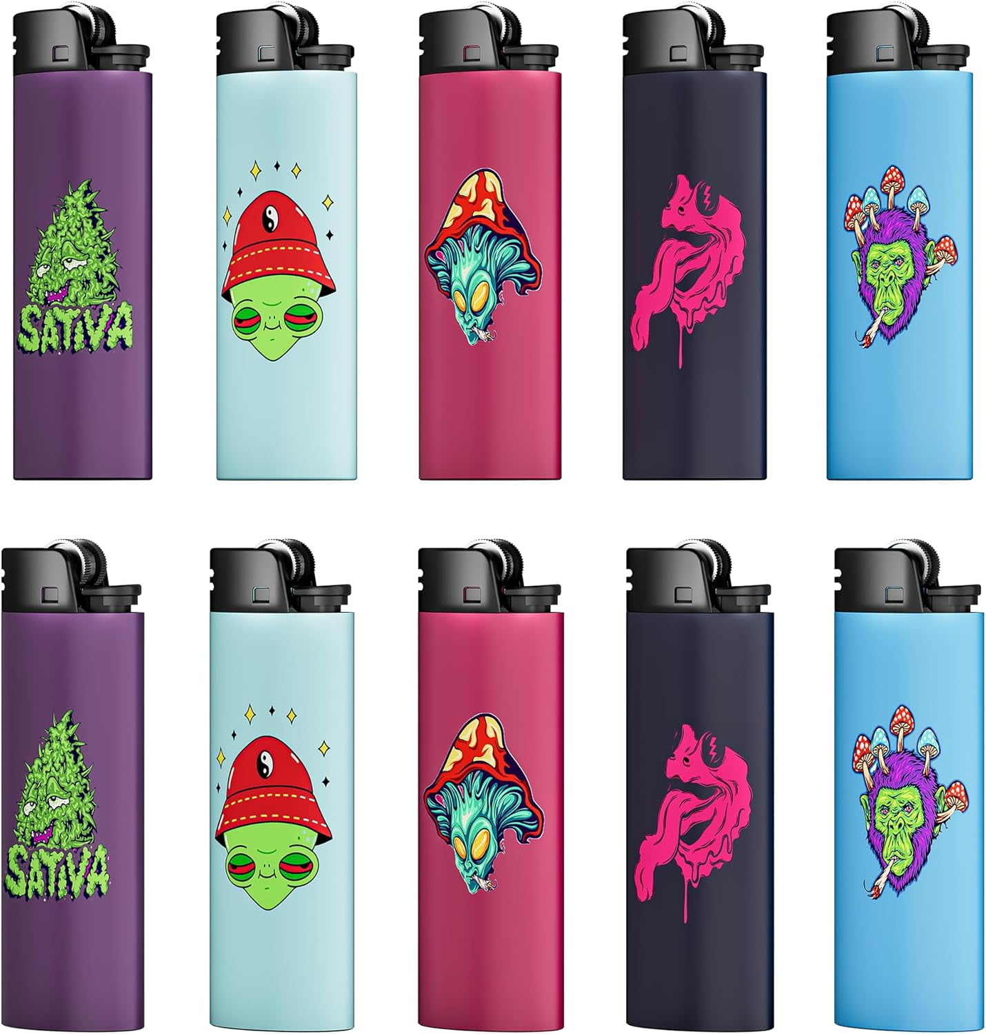 Lighter, Disposable Lighters Bulk, Safe Butane Lighter, Great for ...