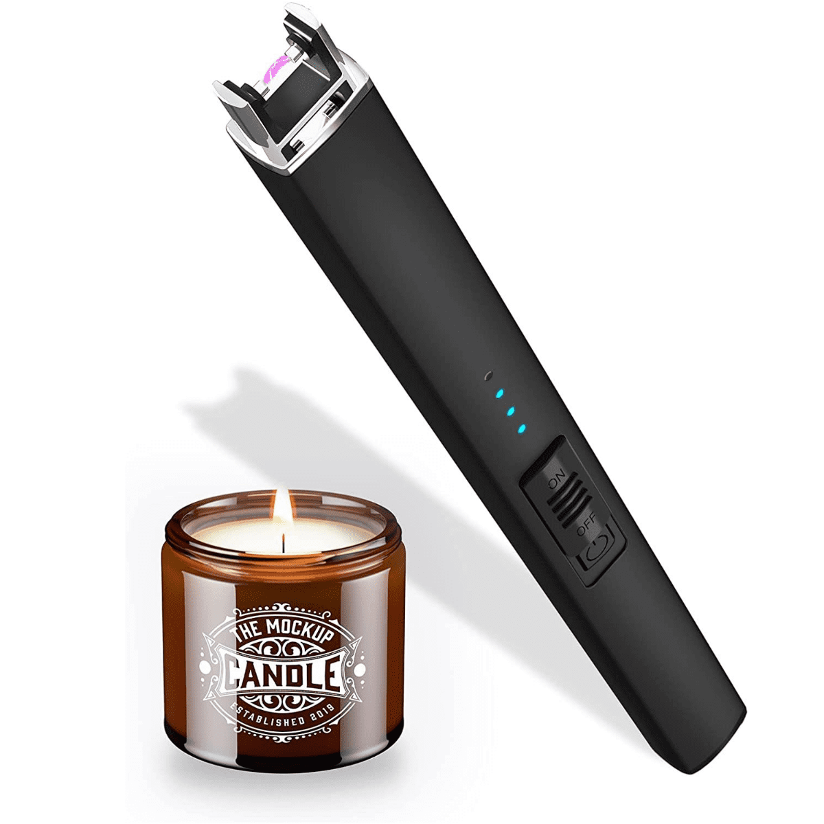 Lighter - Electric Candle USB Type C Rechargeable Lighter with LED ...