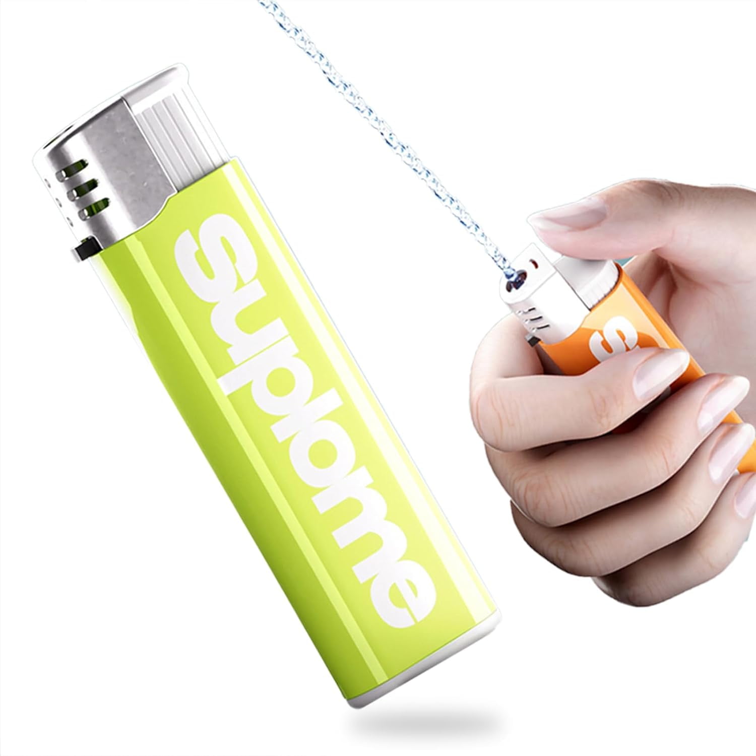 Lighter Water Gun, Water Shooting Lighter Water Toys for Kids Prank ...