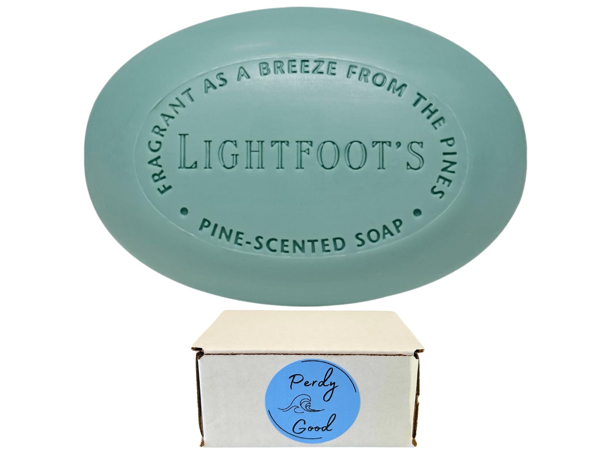 Lightfoot's Pine Soap for Men (1 Bar) All Natural Pine Scented Mens ...