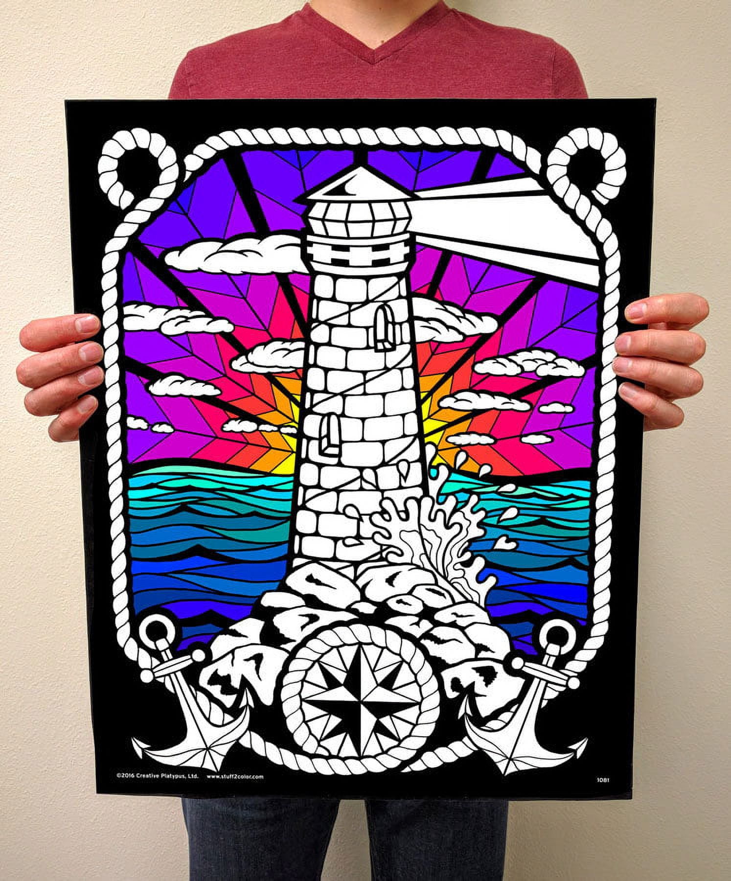 Lighthouse - 16x20 Fuzzy Poster - Walmart.com