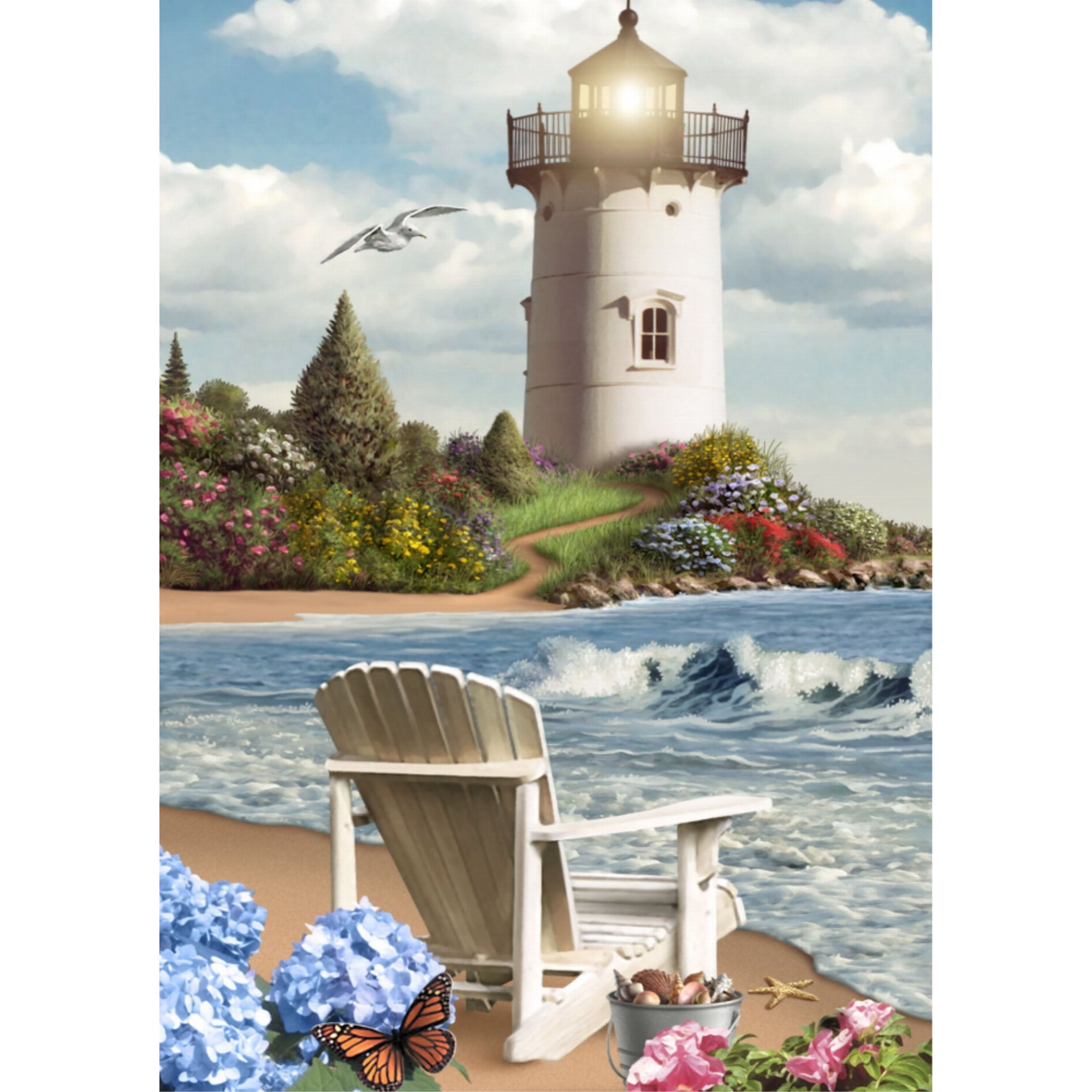 Lighthouse - 3D Magnet - Walmart.com