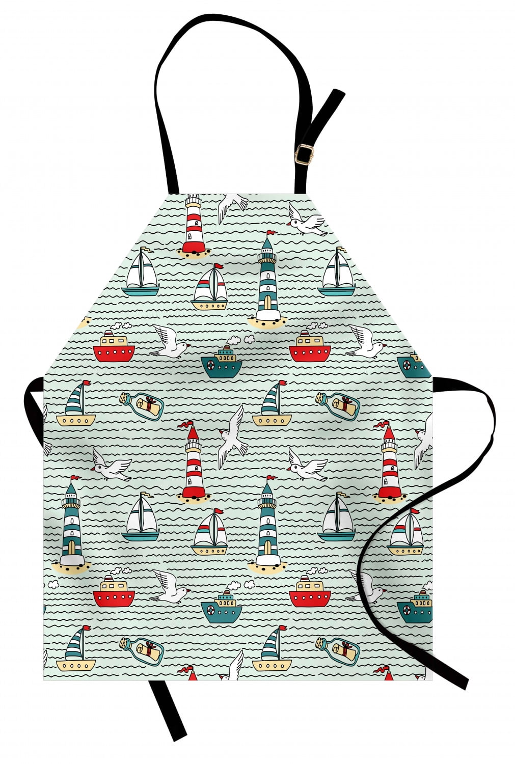 Lighthouse Apron Seagulls Lighthouses Message Bottles Steamboats ...