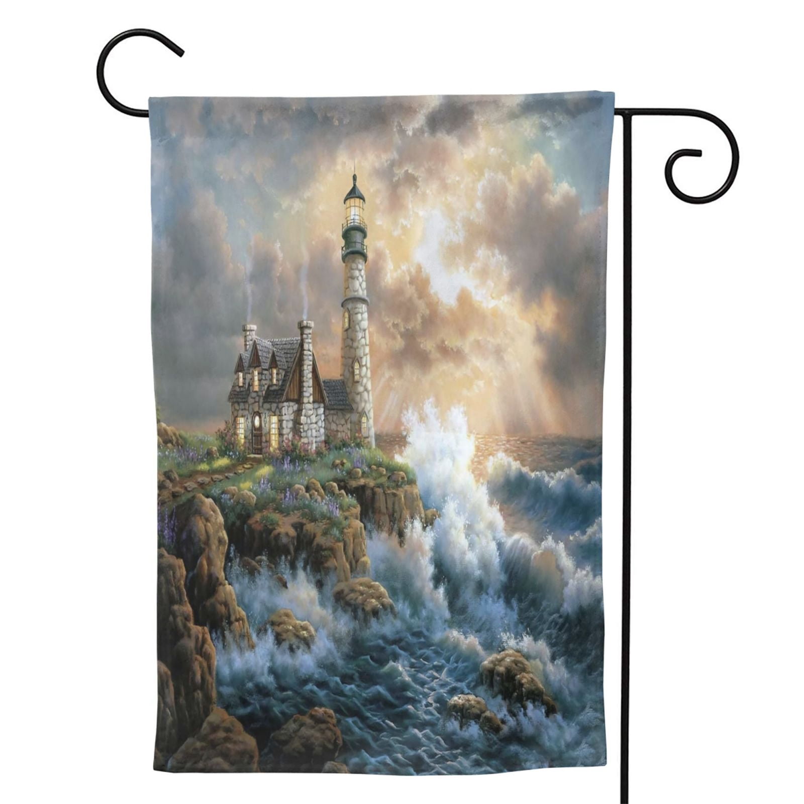 Lighthouse Art Garden Flag 12.5"X18" Outdoor Indoor Garden Decor Porch ...