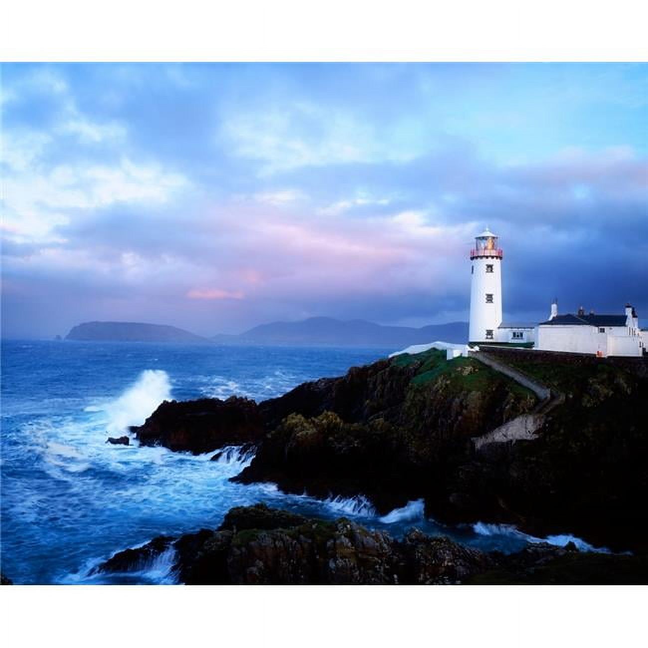 Lighthouse At Fanad Head Co Donegal Ireland Poster Print - Walmart.com