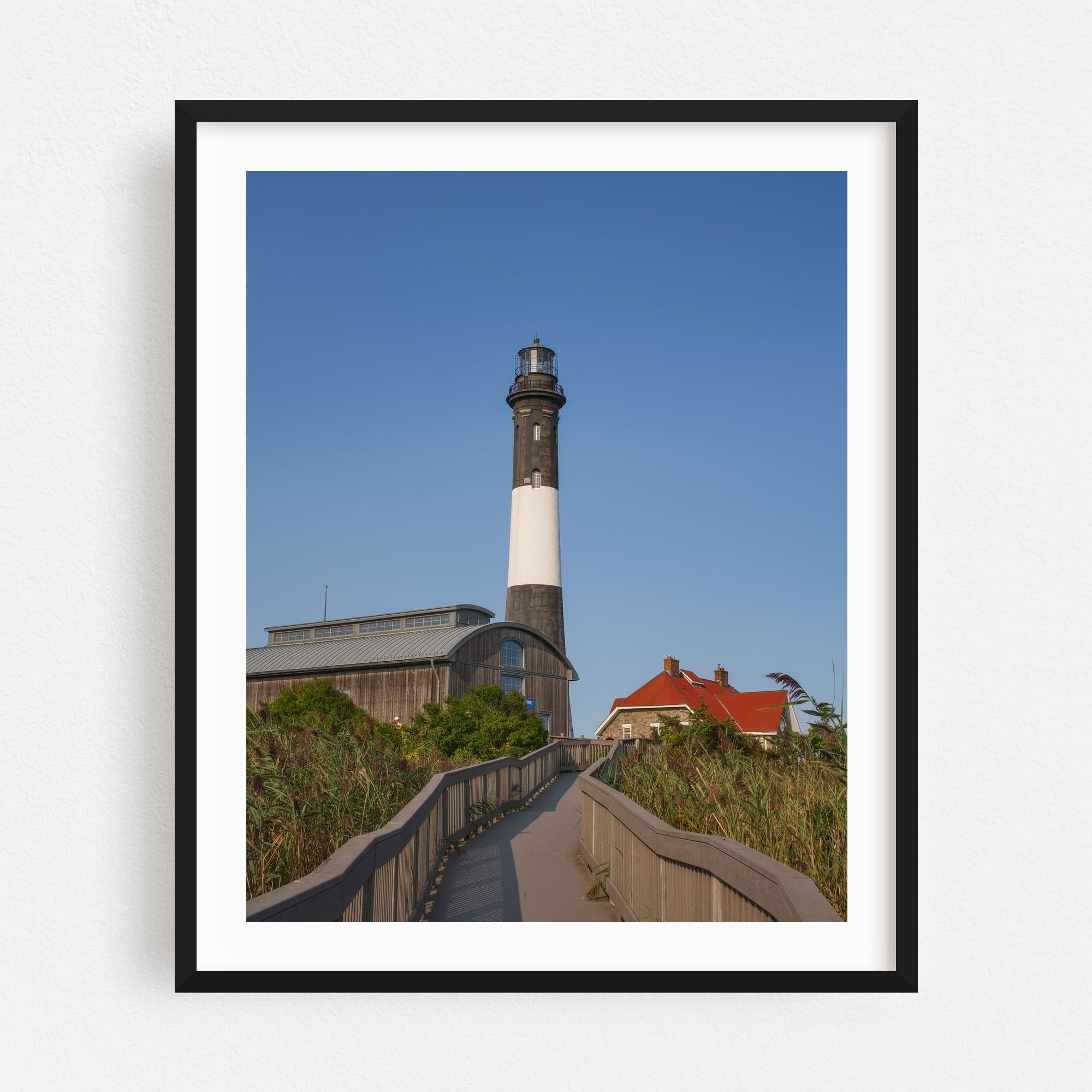 Lighthouse and Boardwalk 01 - Fire Island New York Photography ...