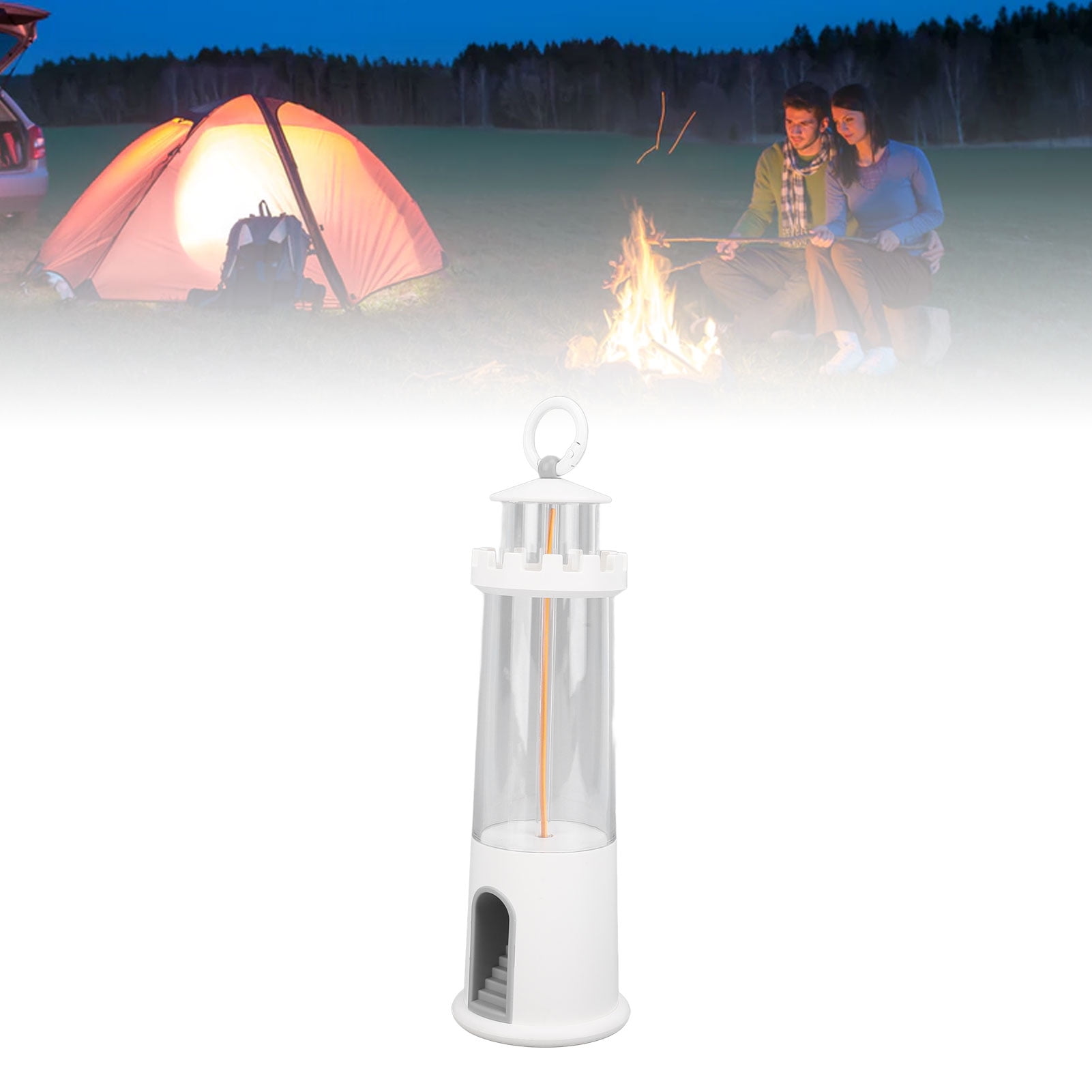 Lighthouse Camping Lantern With USB Charging & Magnetic Base 2200K Warm ...