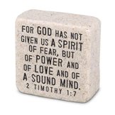 Lighthouse Christian Products 173119 Cast Stone-Scripture Stone-Trust ...