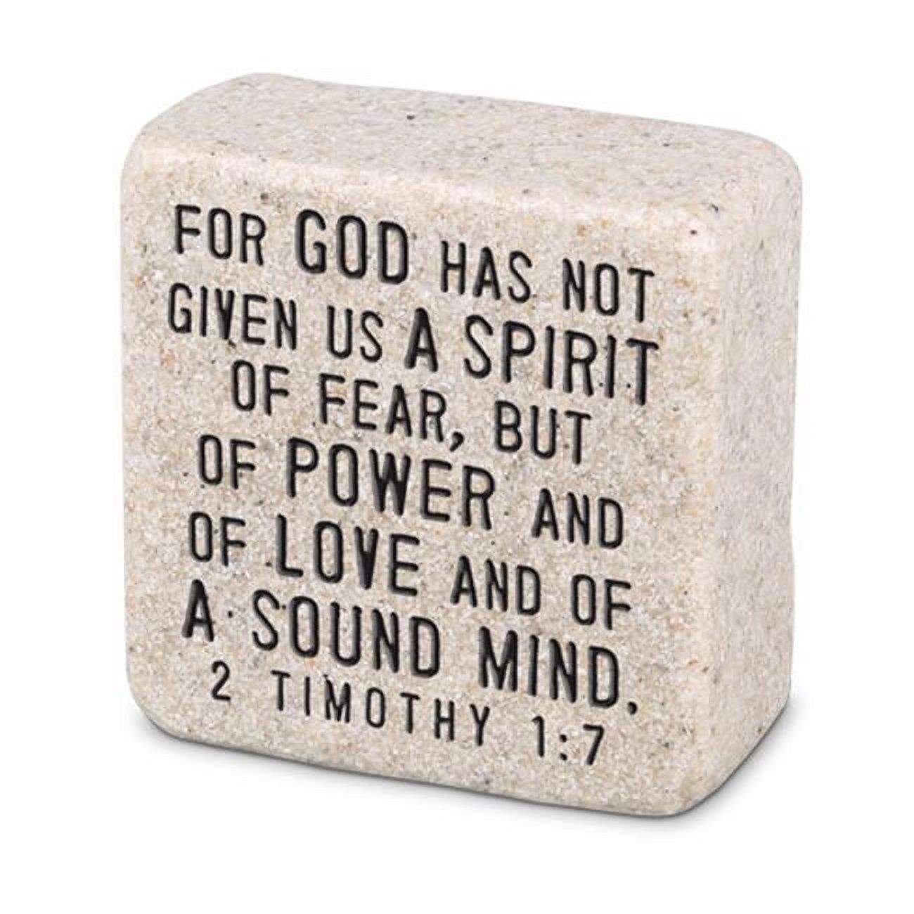 Lighthouse Christian Products 173119 Cast Stone-Scripture Stone-Trust ...