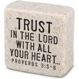 Lighthouse Christian Products 173119 Cast Stone-Scripture Stone-Trust ...