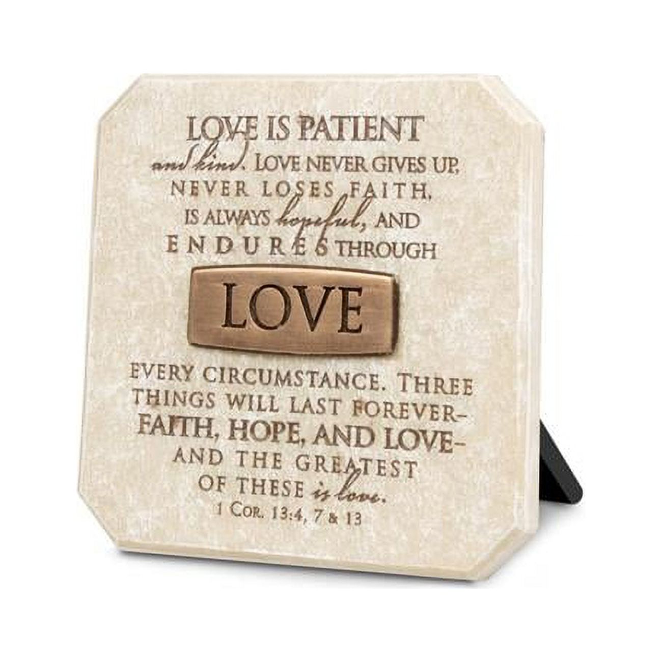 Lighthouse Christian Products 173119 Cast Stone-Scripture Stone-Trust ...
