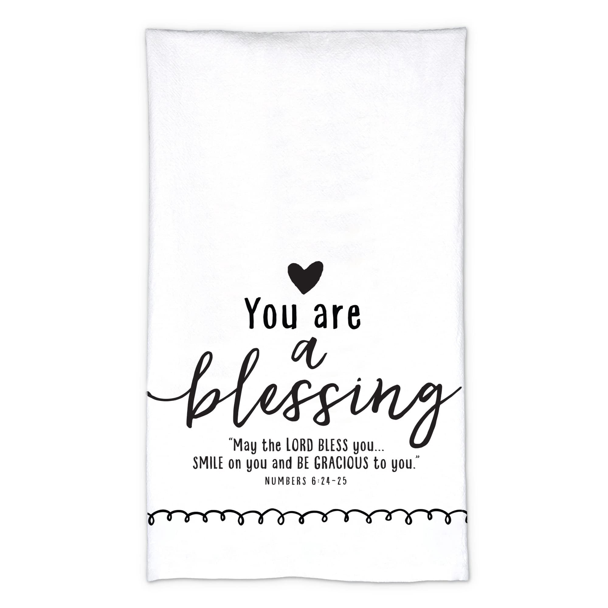 Lighthouse Christian Products Blessing Artisan Doodles White 100% ...