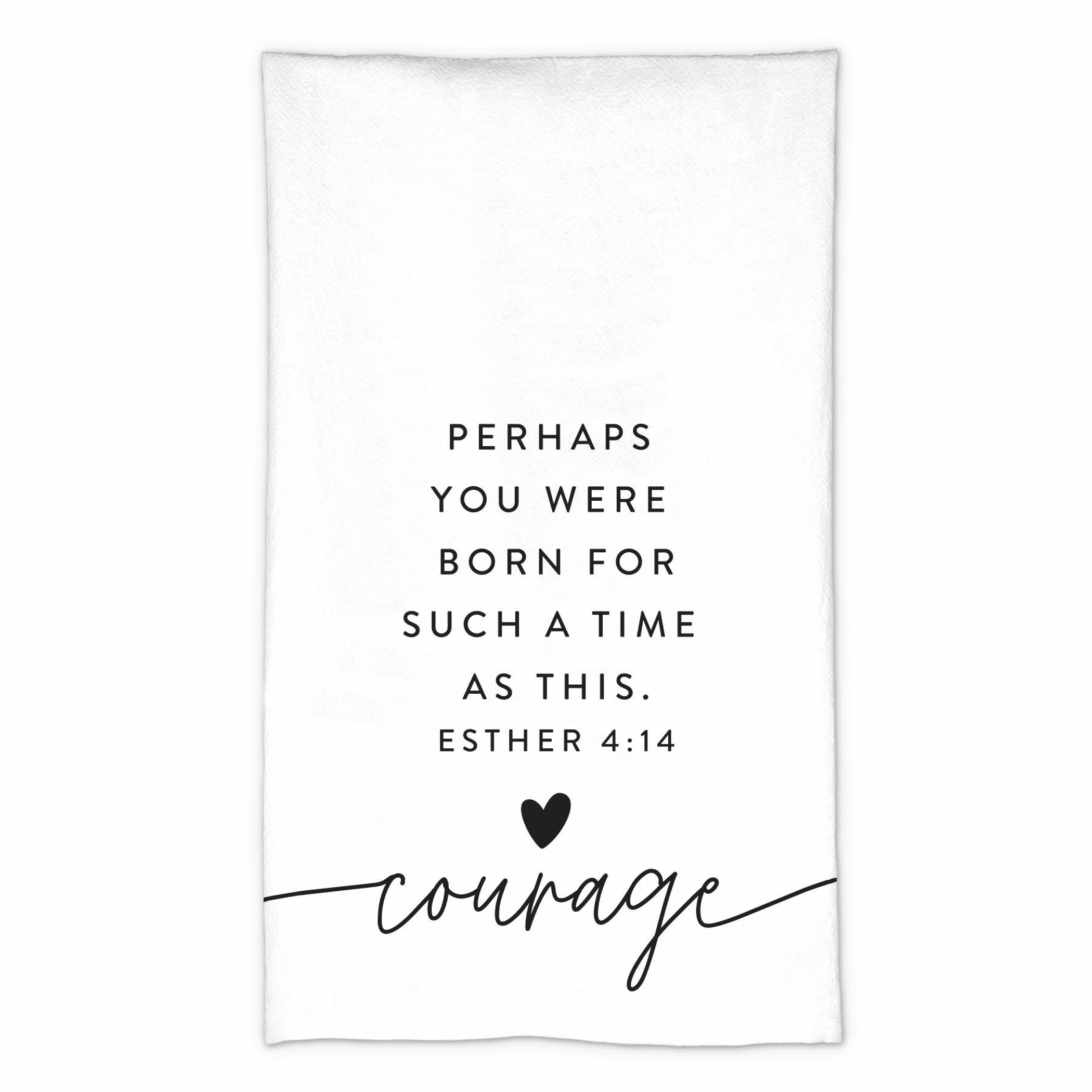 Lighthouse Christian Products Courage Hold Onto Hope White 100% Cotton ...