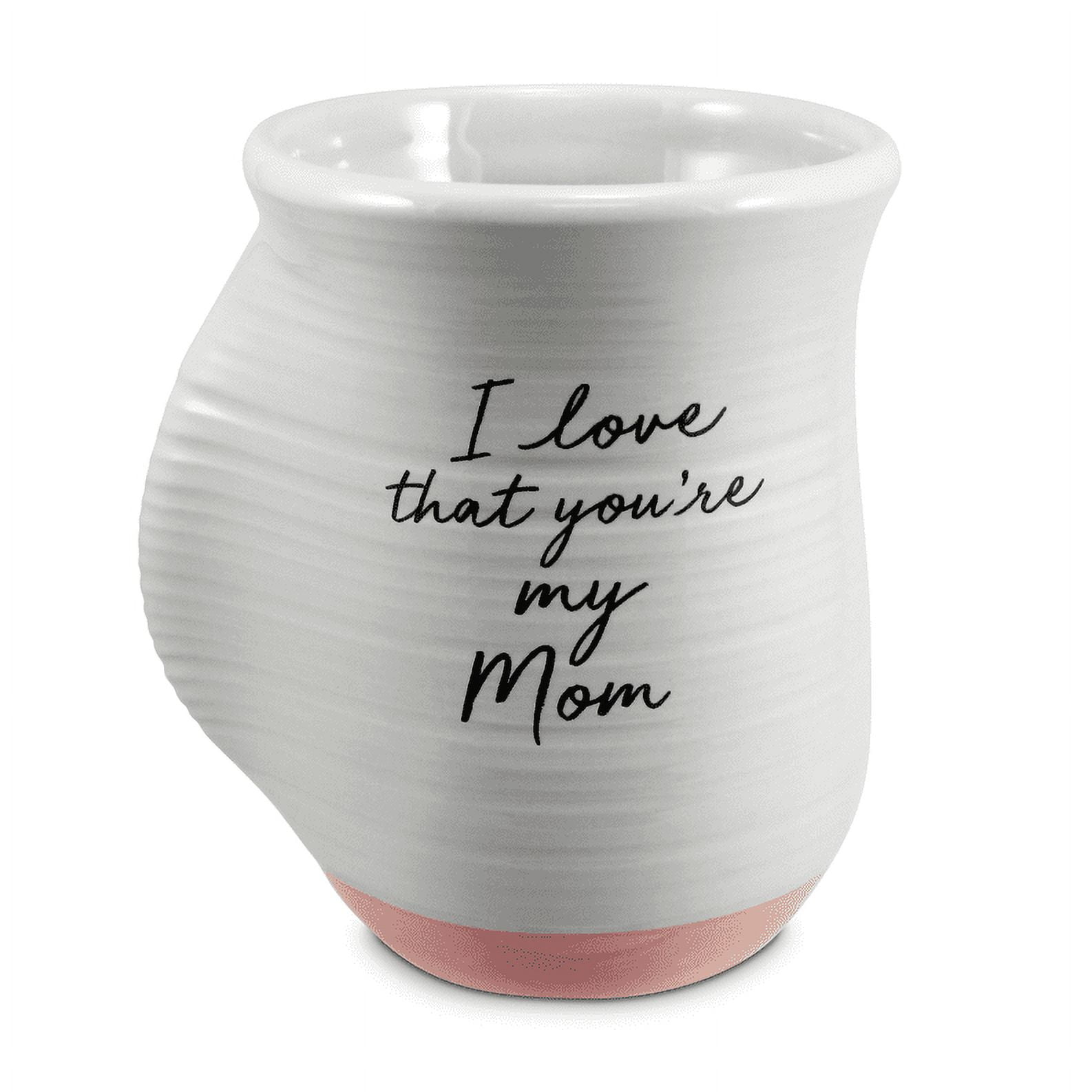 Lighthouse Christian Products Love My Mom White and Pink 18 Ounces ...