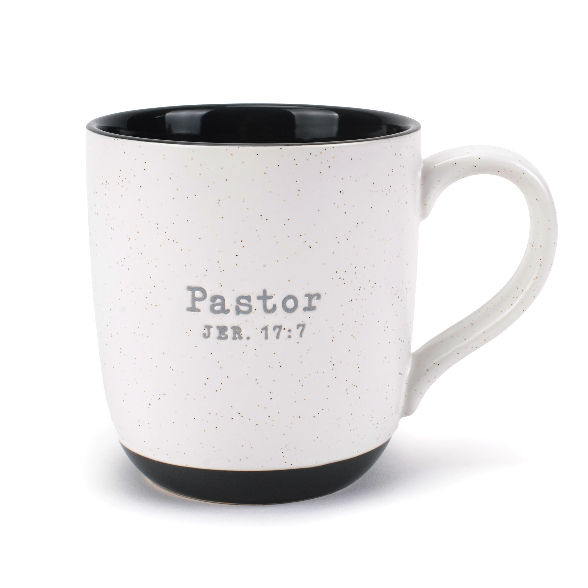 Lighthouse Christian Products Pastor Speckled Grey 13 ounce Ceramic ...