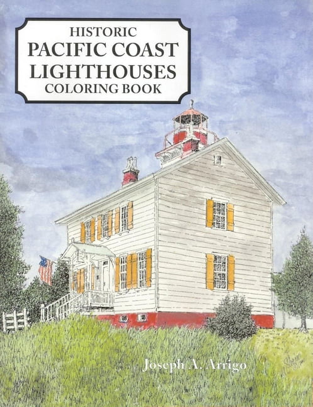 Lighthouse Coloring Book Pacific Coast Lighthouses Coloring Book ...