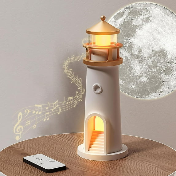 Lighthouse Decoration,LED Light House,Moonlight Projector Lamp,Beacon ...