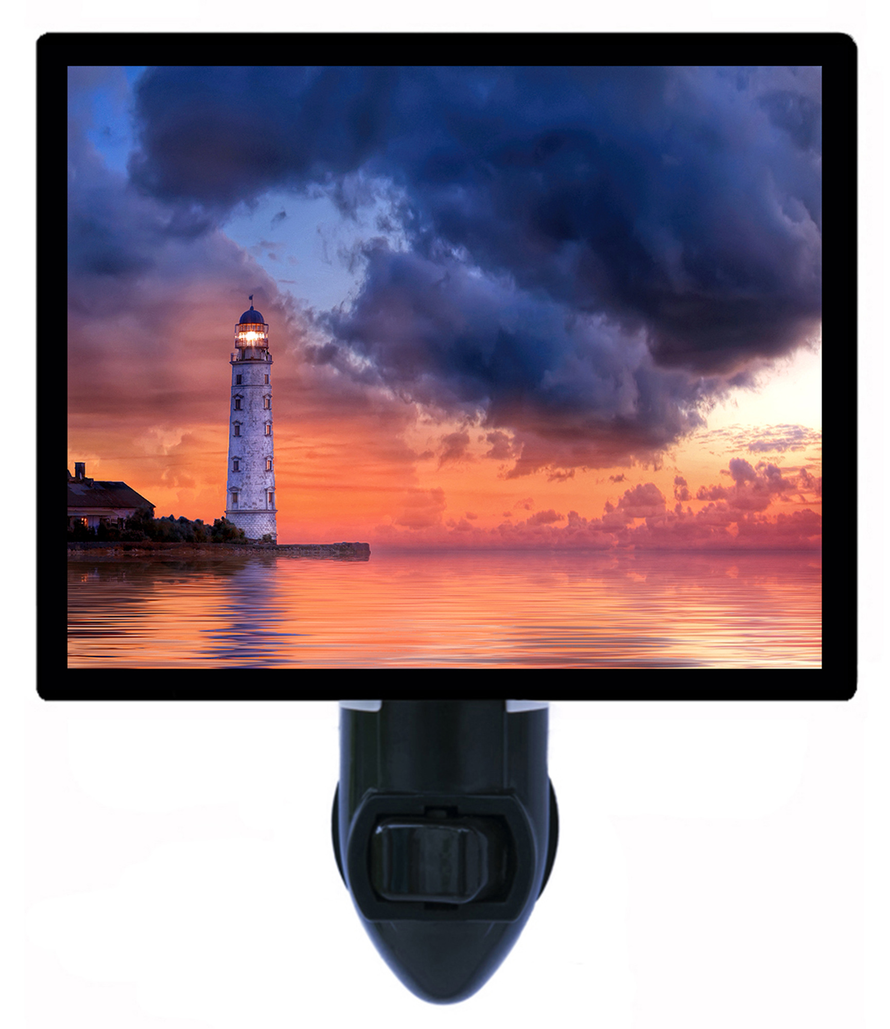 Lighthouse Night Light Plus Extra Free Switchable Insert. 4 Watt Bulb ...