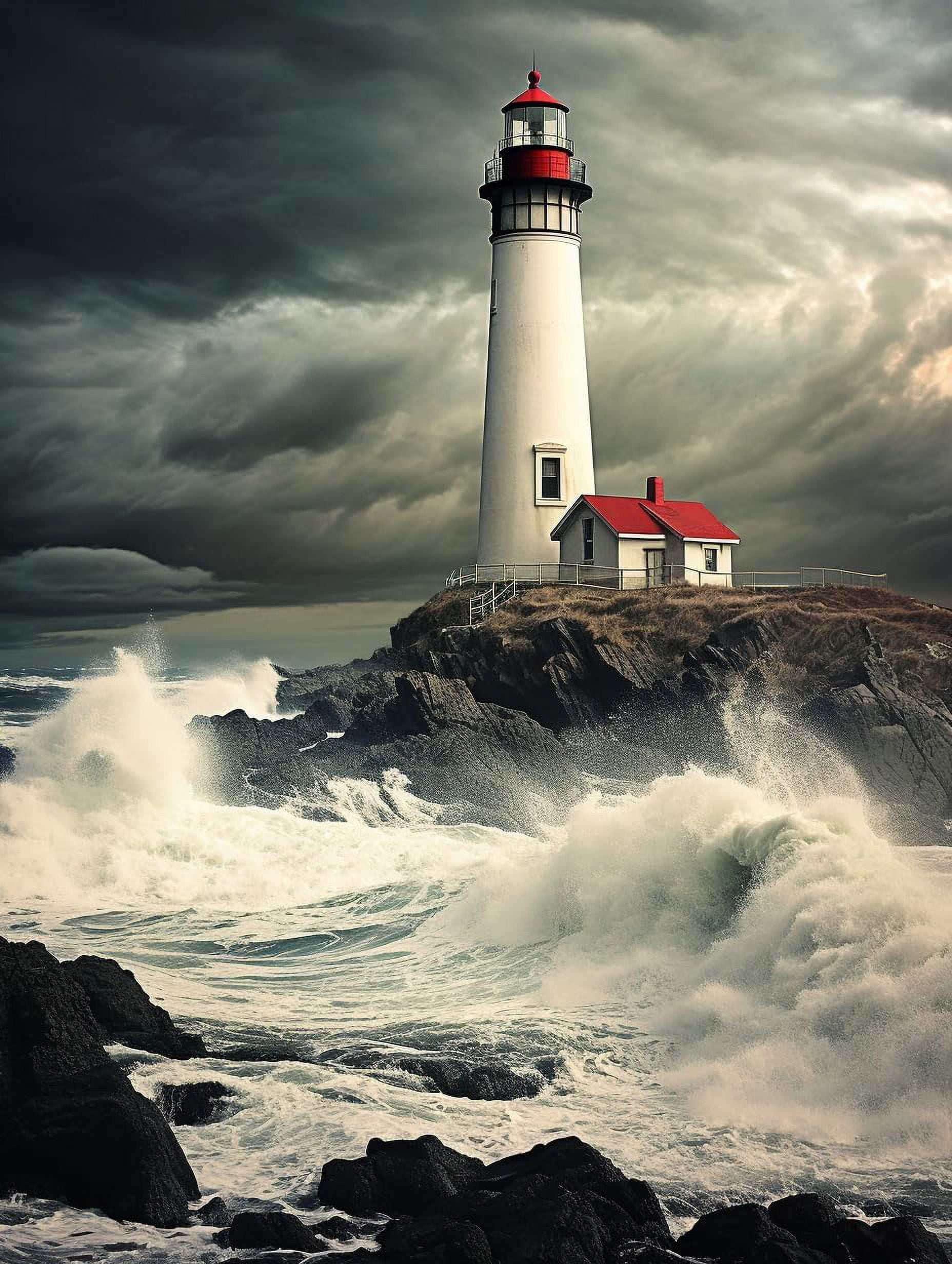 Lighthouse Diamond Art Painting Kits for Adults,DIY Diamond Gem ...