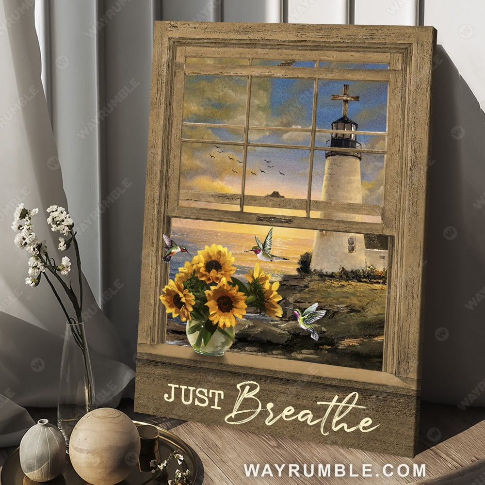 Lighthouse Drawing, Beach Painting, Sunflower, Hummingbird, Just ...