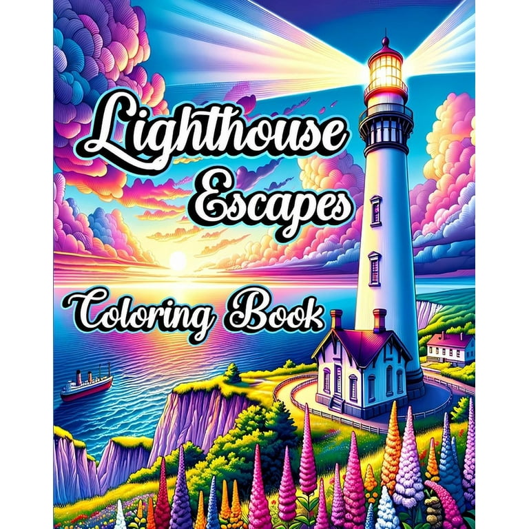 lighthouse coloring book