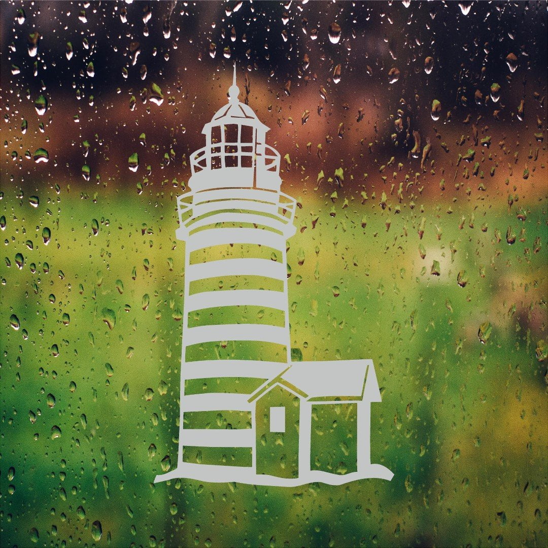 Lighthouse Etched Glass Vinyl Decal for Shower Doors and Windows ...