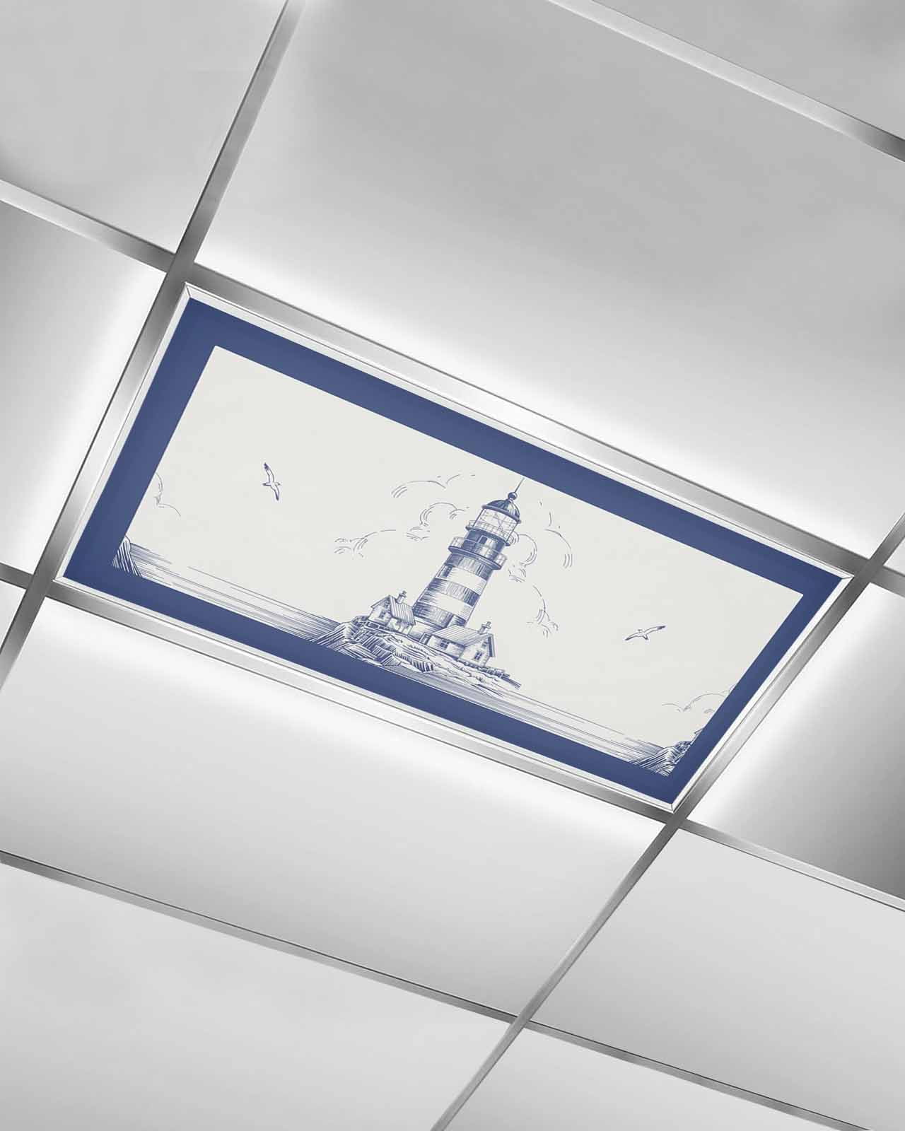 Lighthouse Fluorescent Light Covers for Ceiling Lights 4x2 feet,1 Pack ...