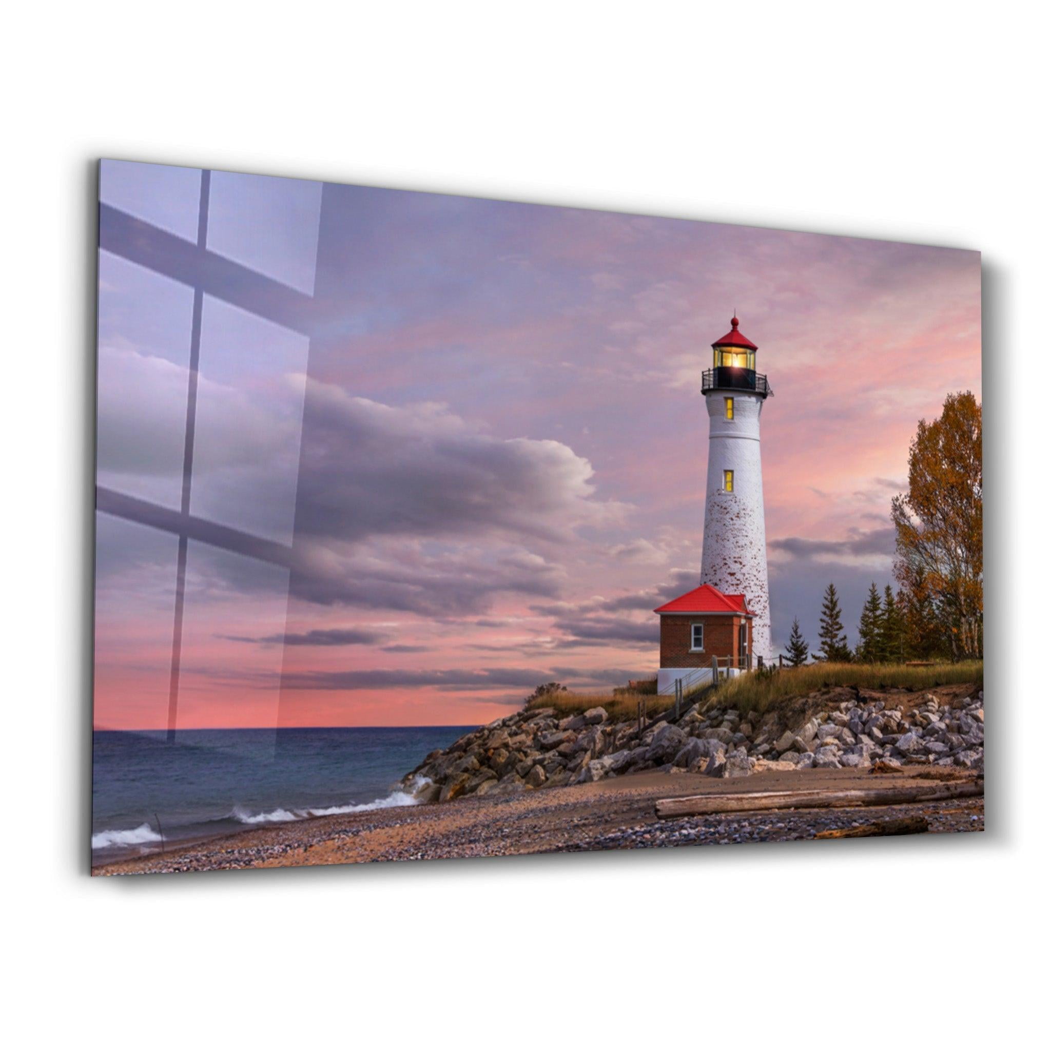 Lighthouse | Glass Wall Art - Walmart.com