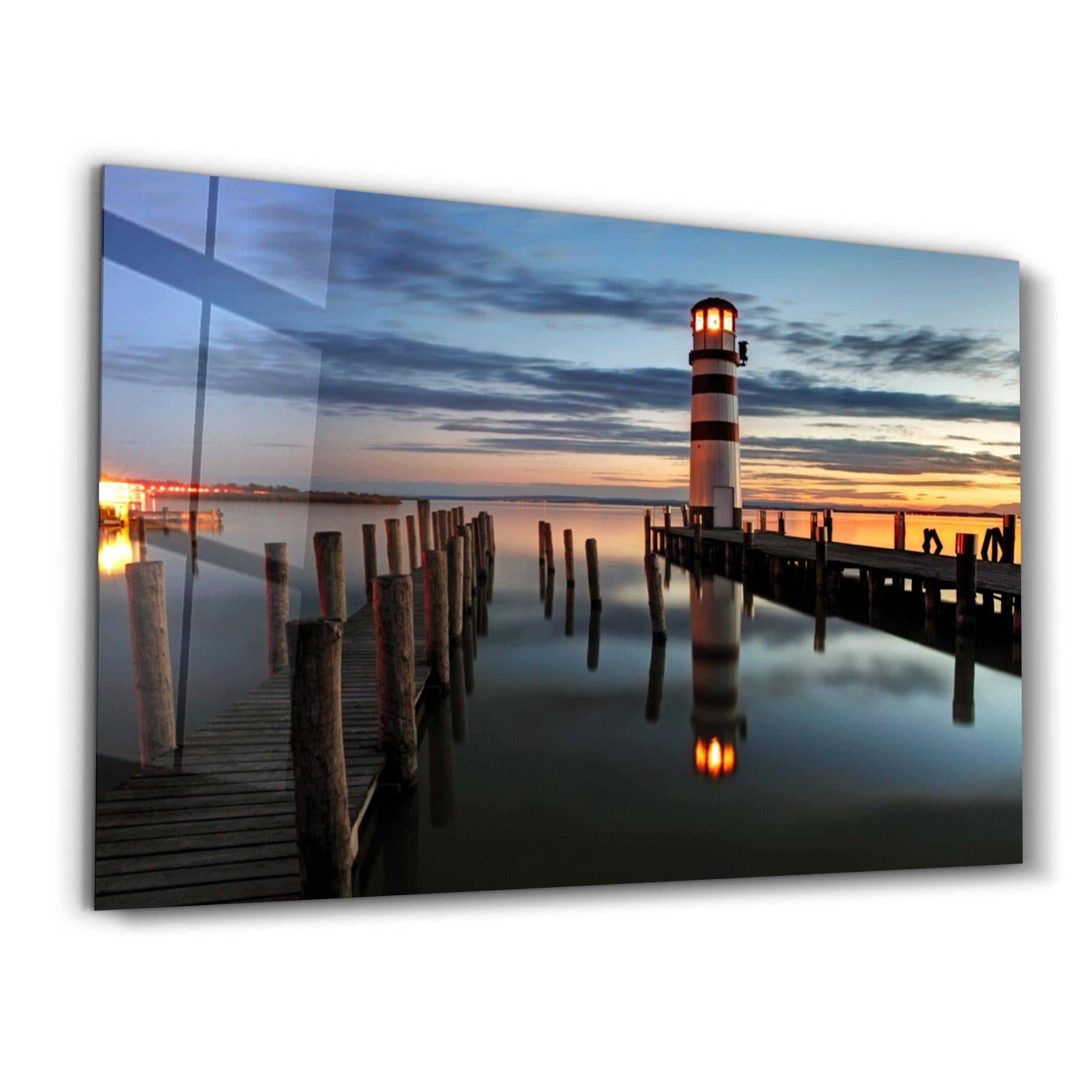 Lighthouse | Glass Wall Art - Walmart.com