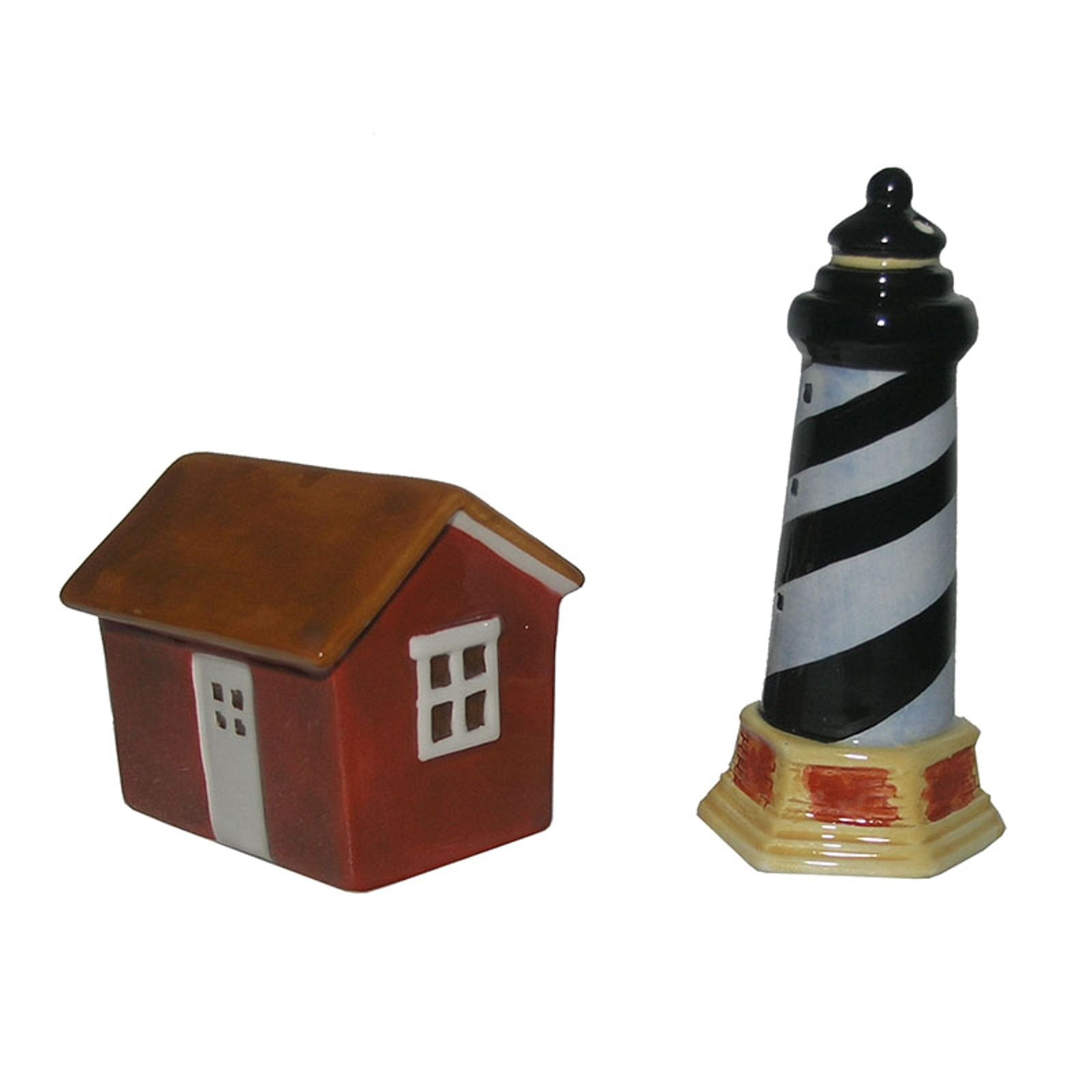Lighthouse & House Design Salt and Pepper Shaker Set - Walmart.com