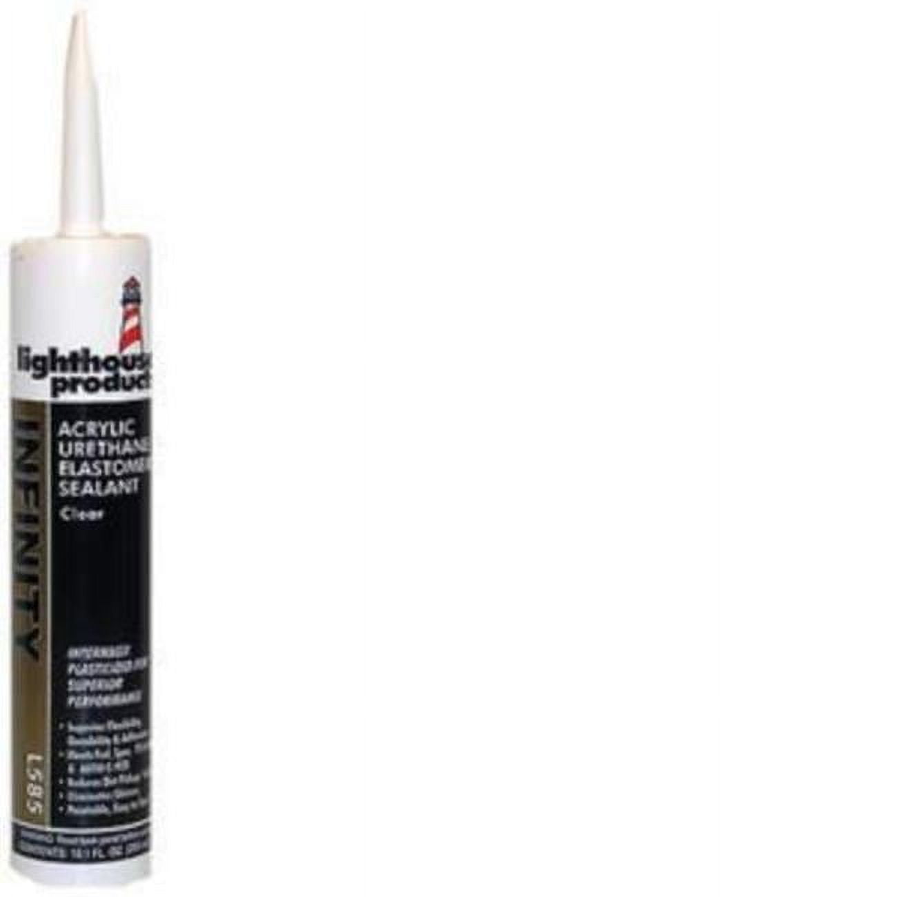 Lighthouse L585-1 10.3 oz White Infinity Acrylic Urethane Sealant - Pack of 12 - Walmart.com