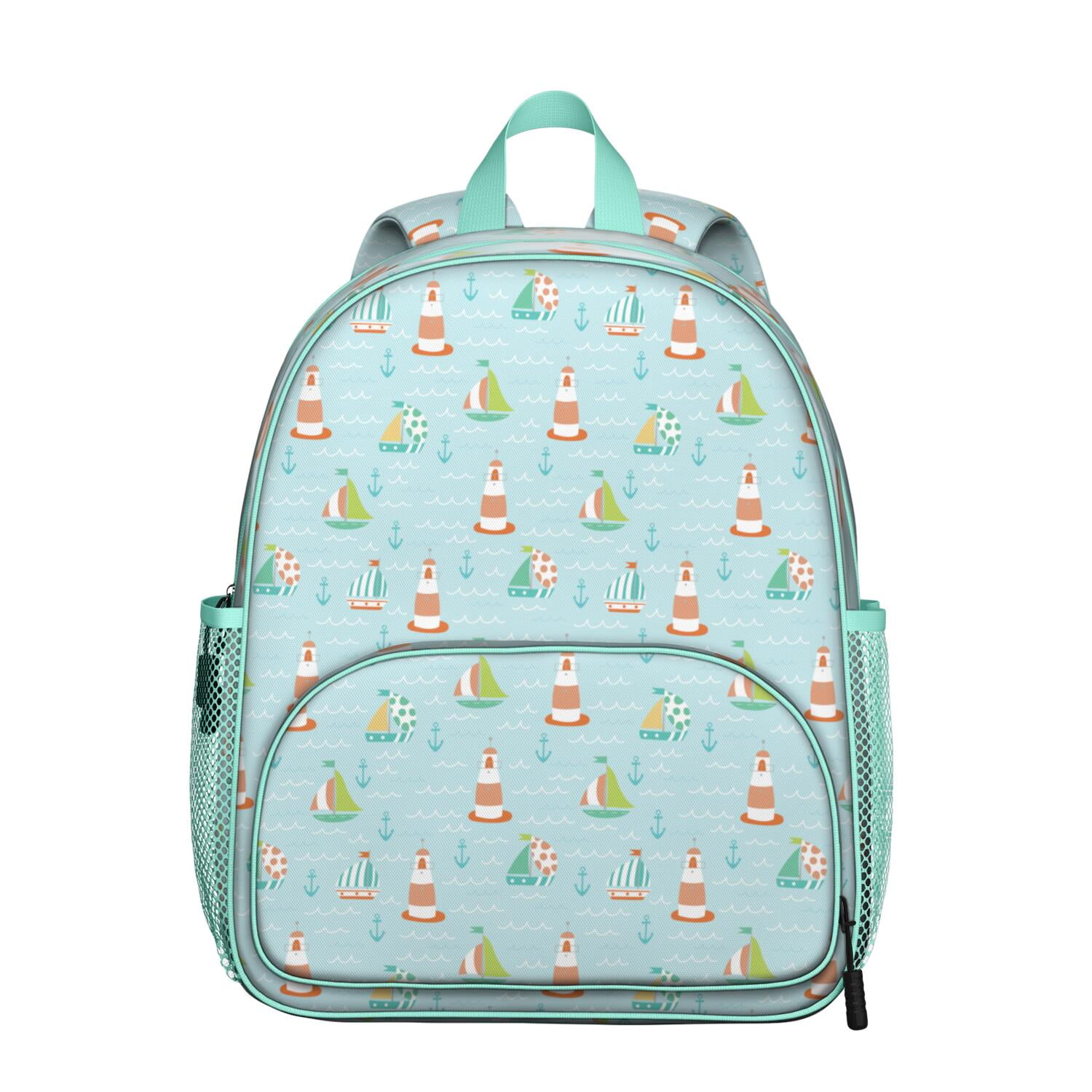 Lighthouse Nautical Student Backpack – Anchor Boat Sea Seaside Coastal ...