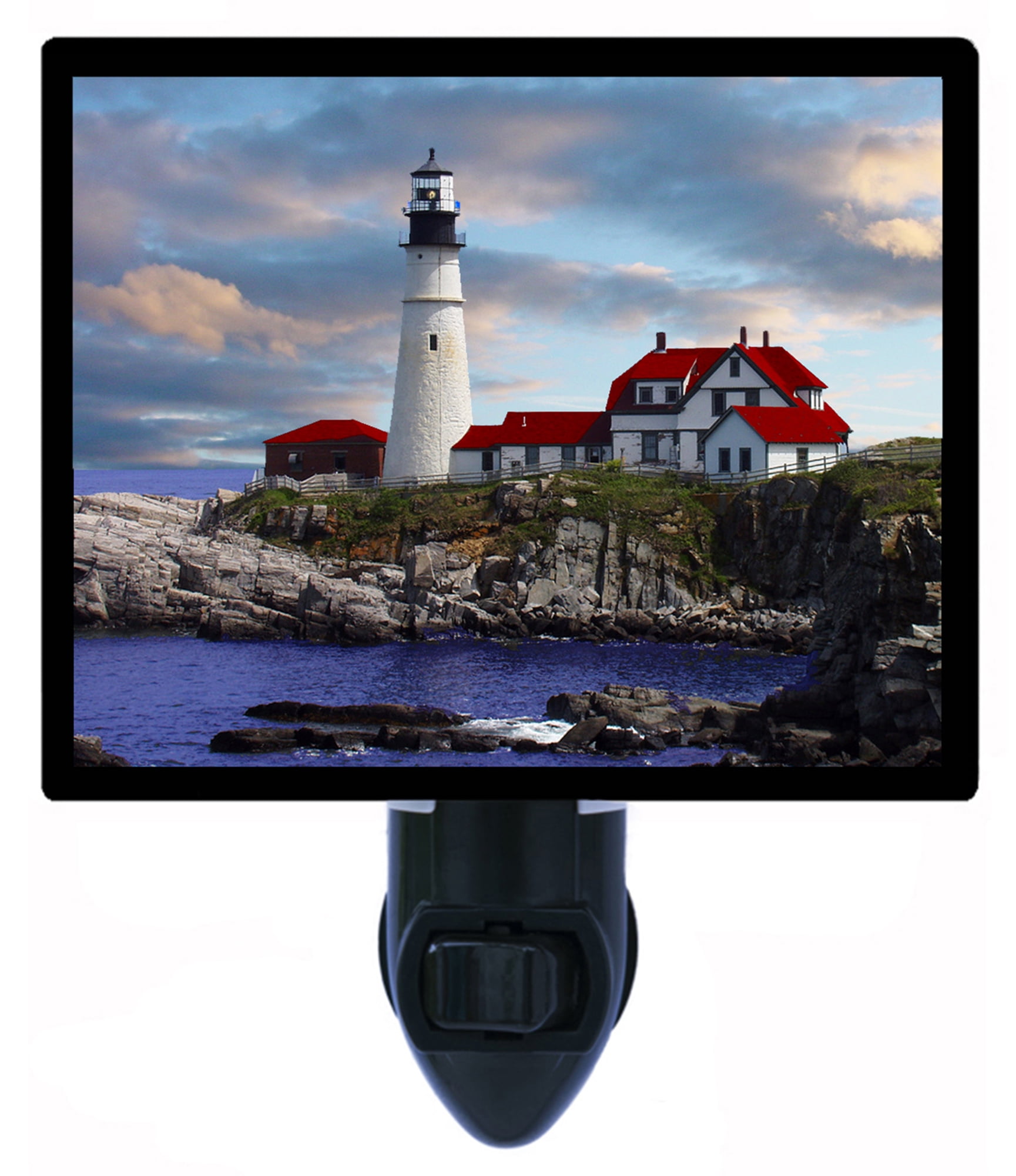 Night Light - Portland Head Lighthouse. | Lighthouse Theme, Includes ...