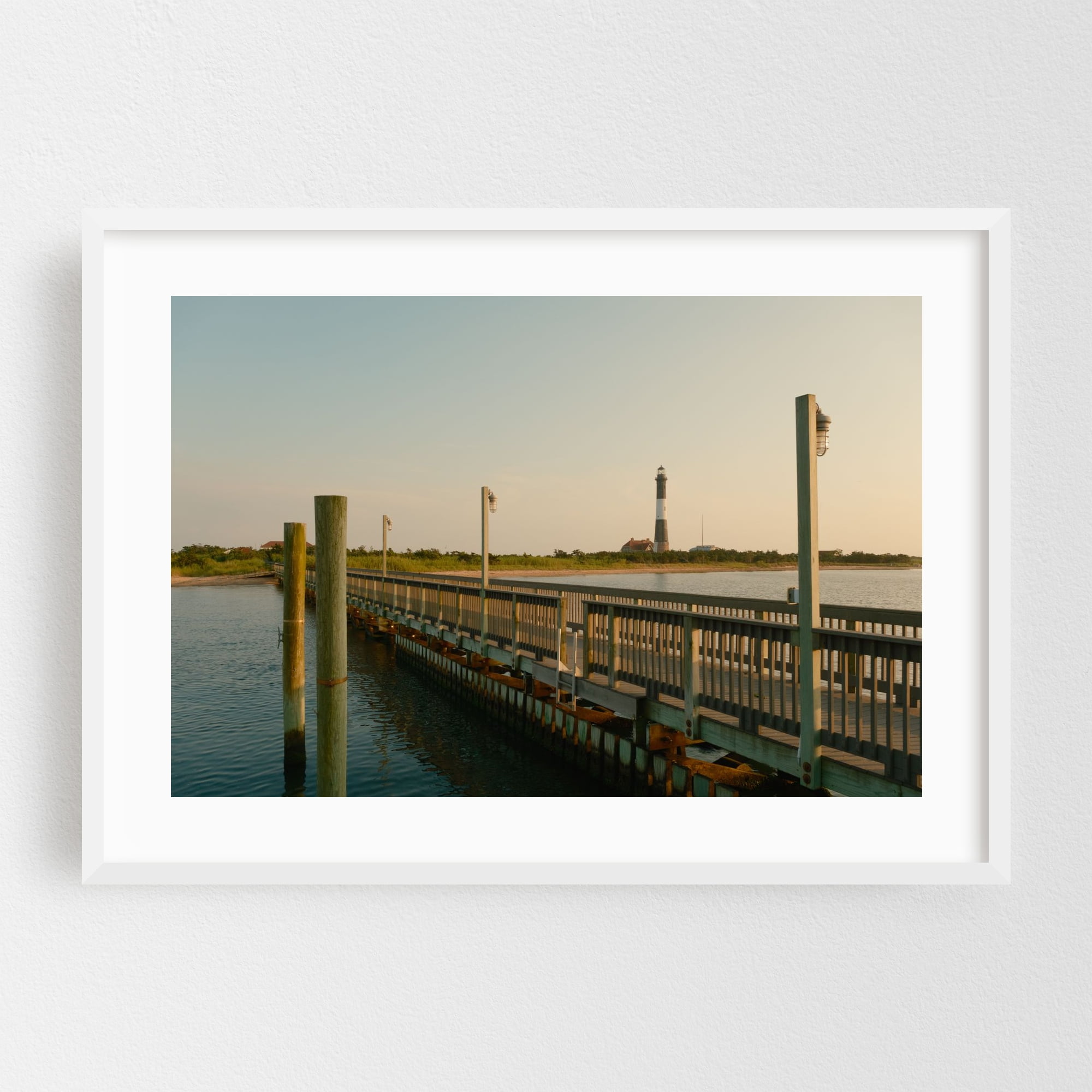 Lighthouse & Pier, Fire Island 01 - Fire Island New York Photography ...