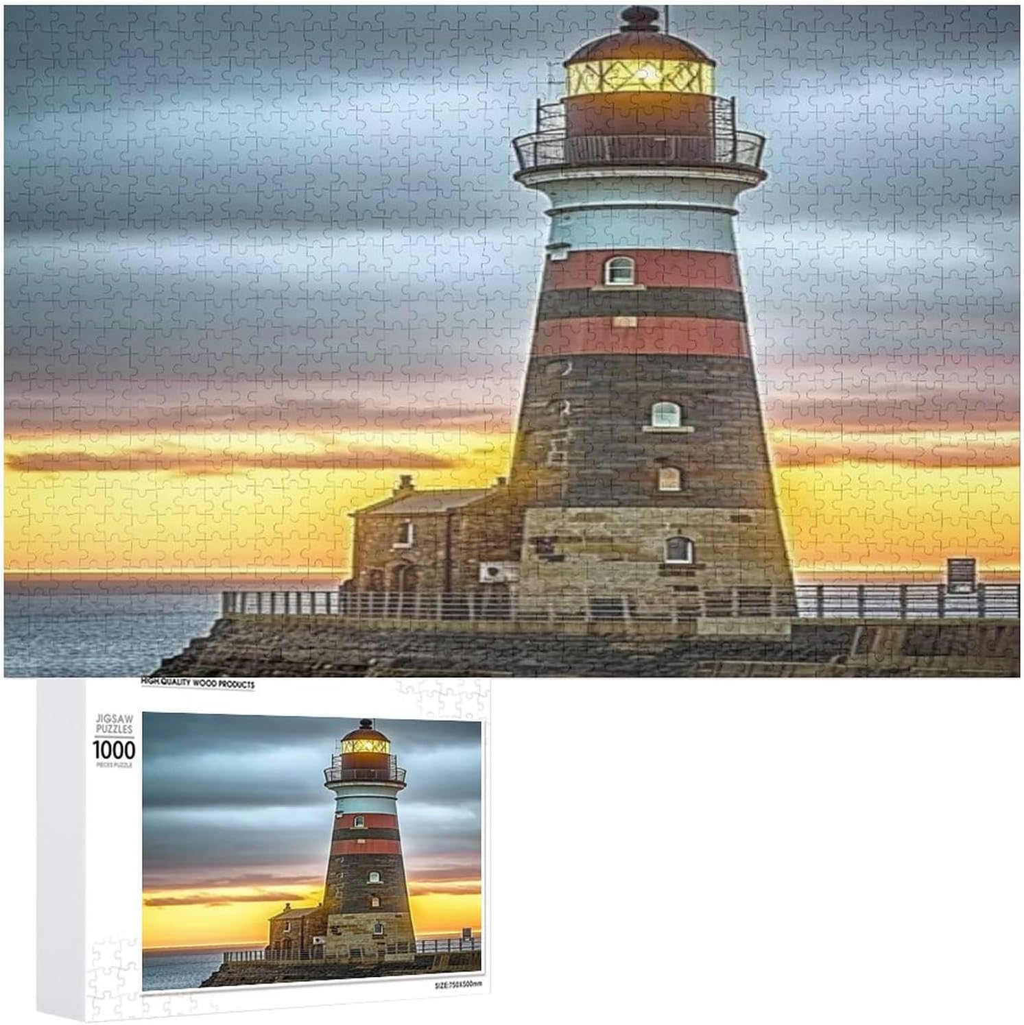 Lighthouse Puzzles for Adults 1000 Pieces Jigsaw Puzzle - Family ...