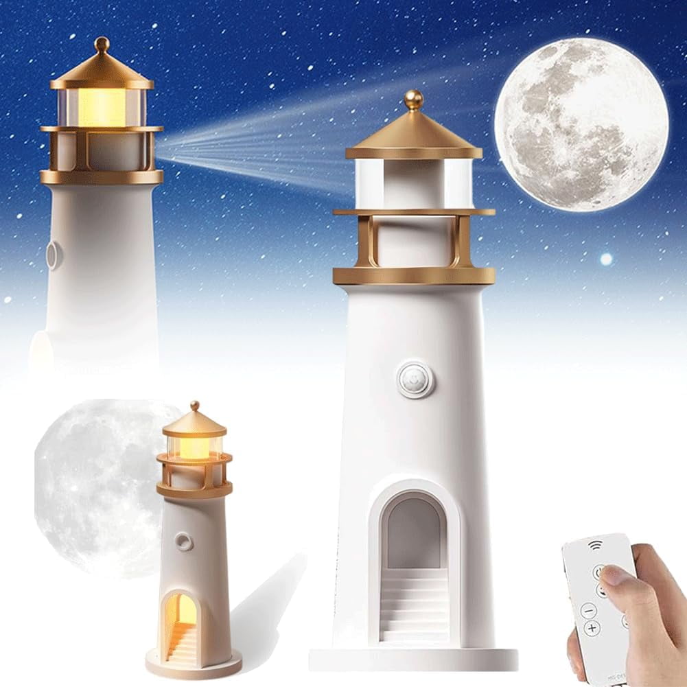 Lighthouse Speaker Bluetooth Lamp,LED Night Lamp Lighthouse Moonlight ...