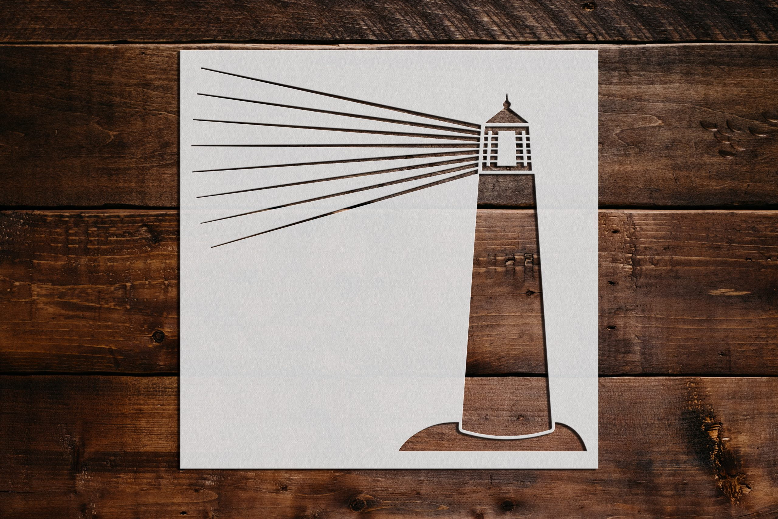 Lighthouse Stencil - Art and Wall Stencil (16"x16") - Walmart.com