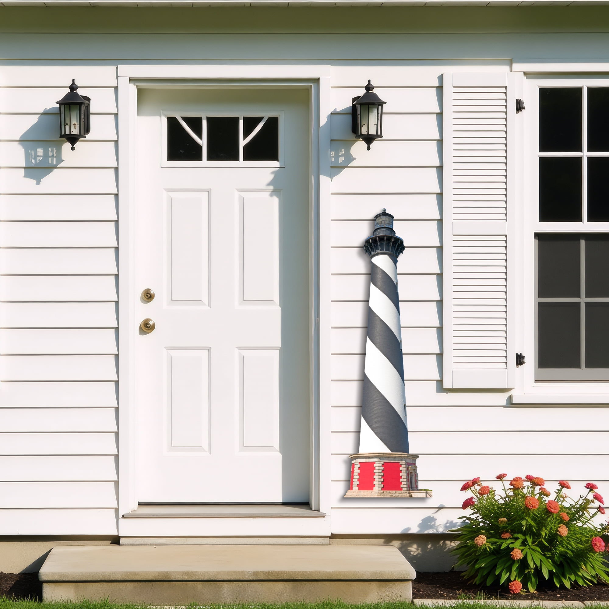 Lighthouse Wall Art, Cape Hatteras North Carolina, Lighthouse Sign ...